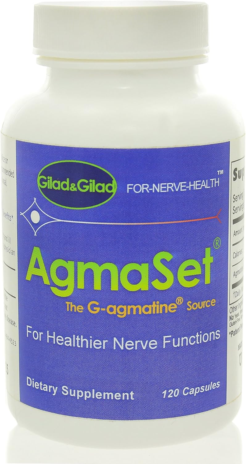 Amazon.com: Gilad&Gilad, AgmaSet, 120 Capsules : Health & Household