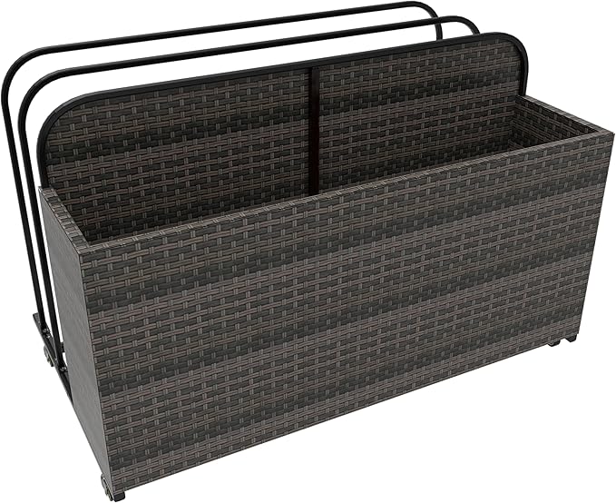 Amazon.com: Rolling Poolside Float Storage, Pool Storage Bin, Outdoor ...