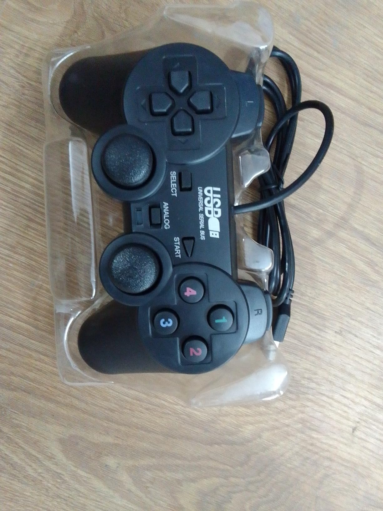 NP TECH Wired Game Controller with USB Interface for Video Gaming Fully ...