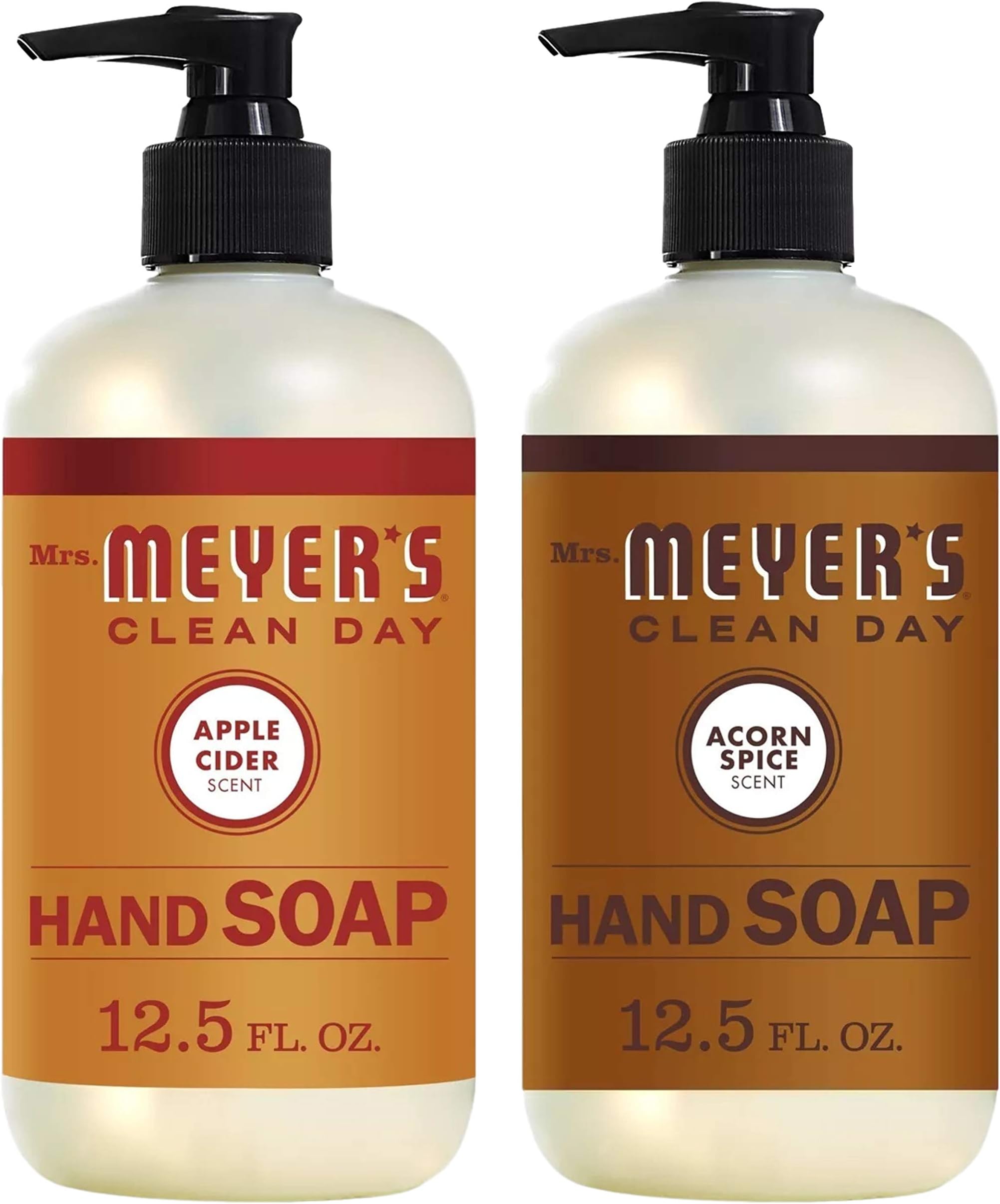 Amazon.com : MRS. MEYER'S CLEAN DAY Liquid Hand Soap 2 Pack Variety, 12 ...