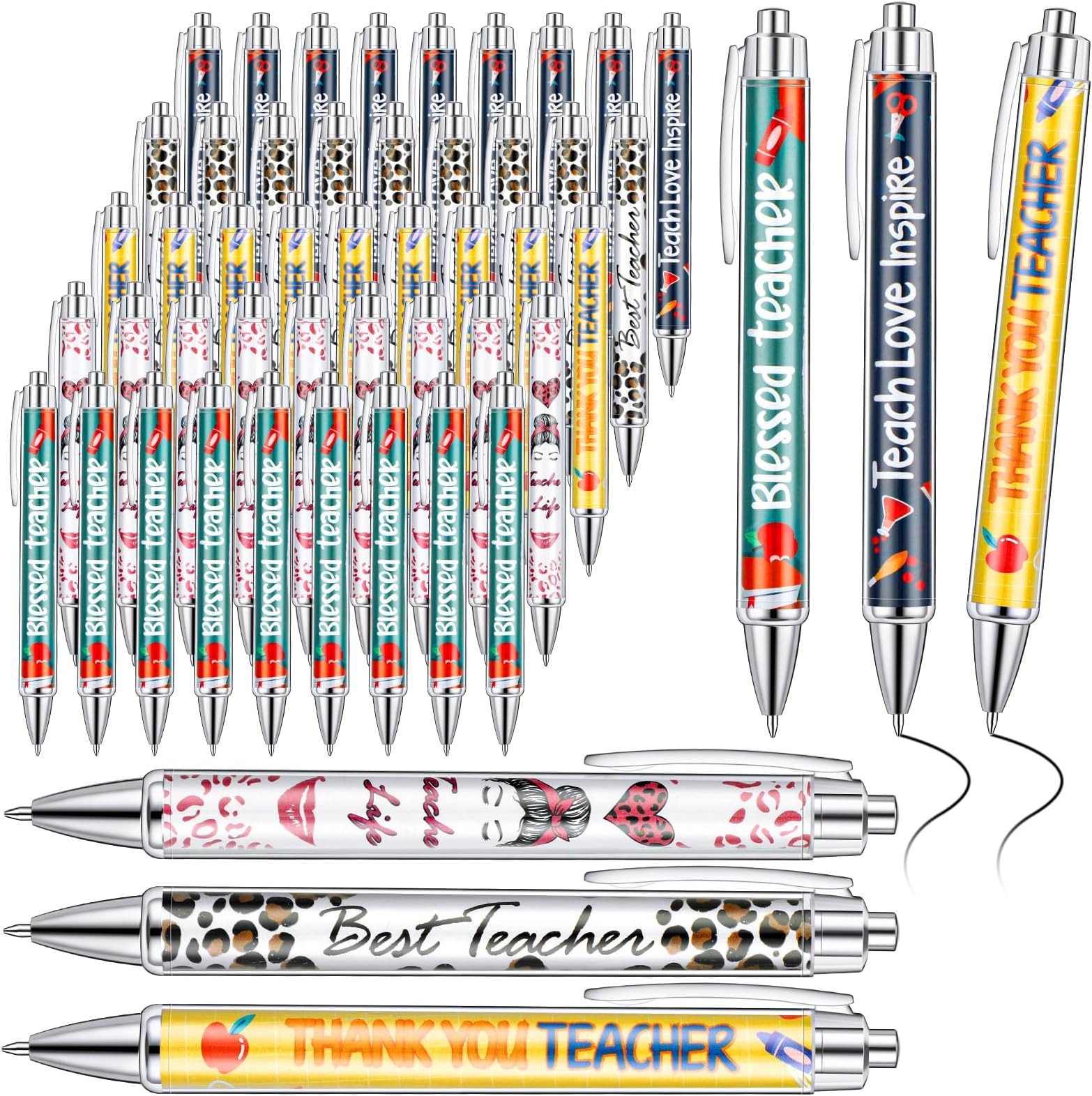 Amazon.com: 36 Pcs Teacher Appreciation Pens Bulk Appreciation Gifts ...