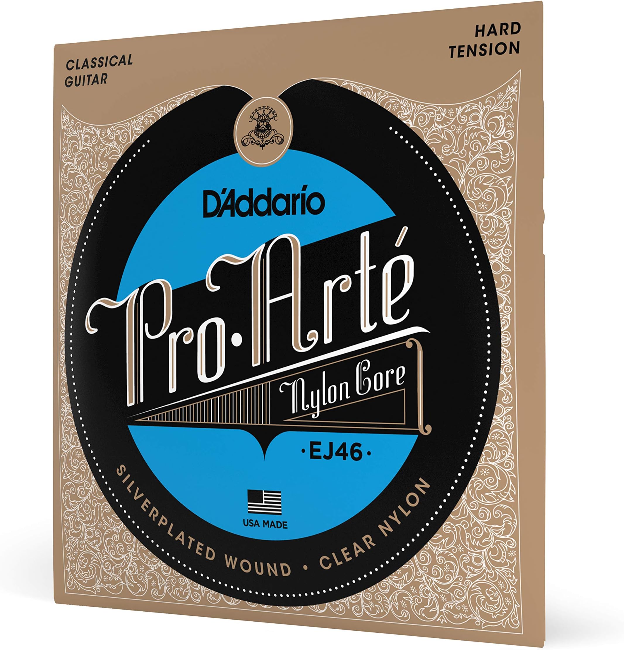 D'Addario EJ46 Pro Arte Hard Clear Classical Guitar Strings (Multicolor ...