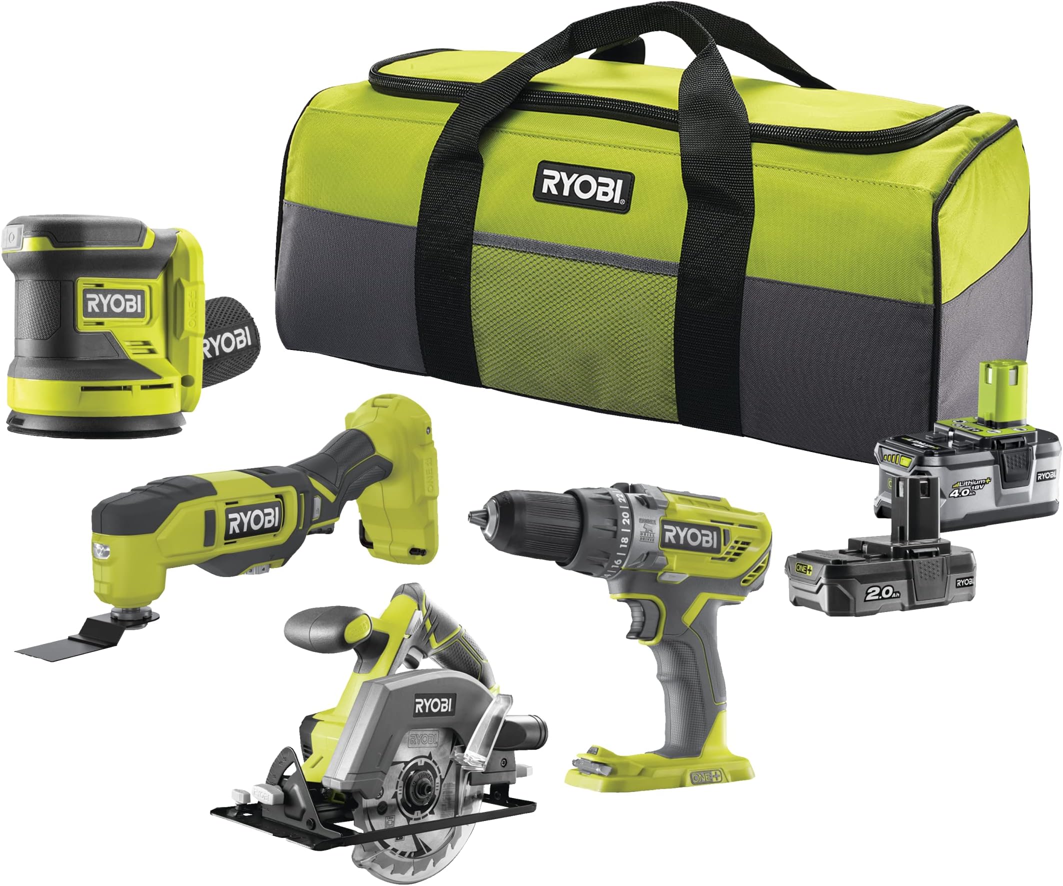 Draper Storm Force 14 Piece 20V Cordless Power Tools Kit | 2x 20Ah ...
