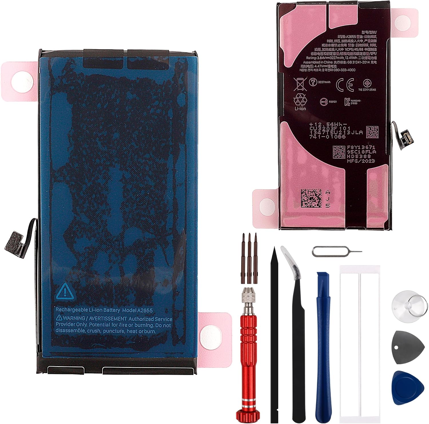 Amazon.com: E-YIIVIIL Replacement Battery A2655 Compatible with iPhone ...