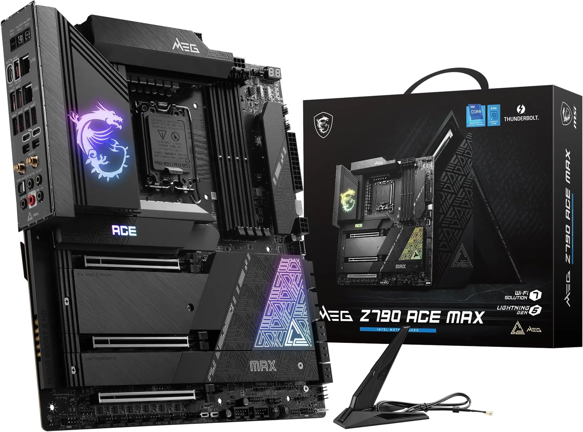 MSI MEG Z790 ACE MAX Motherboard, E-ATX - Supports Intel 12th & 13th ...