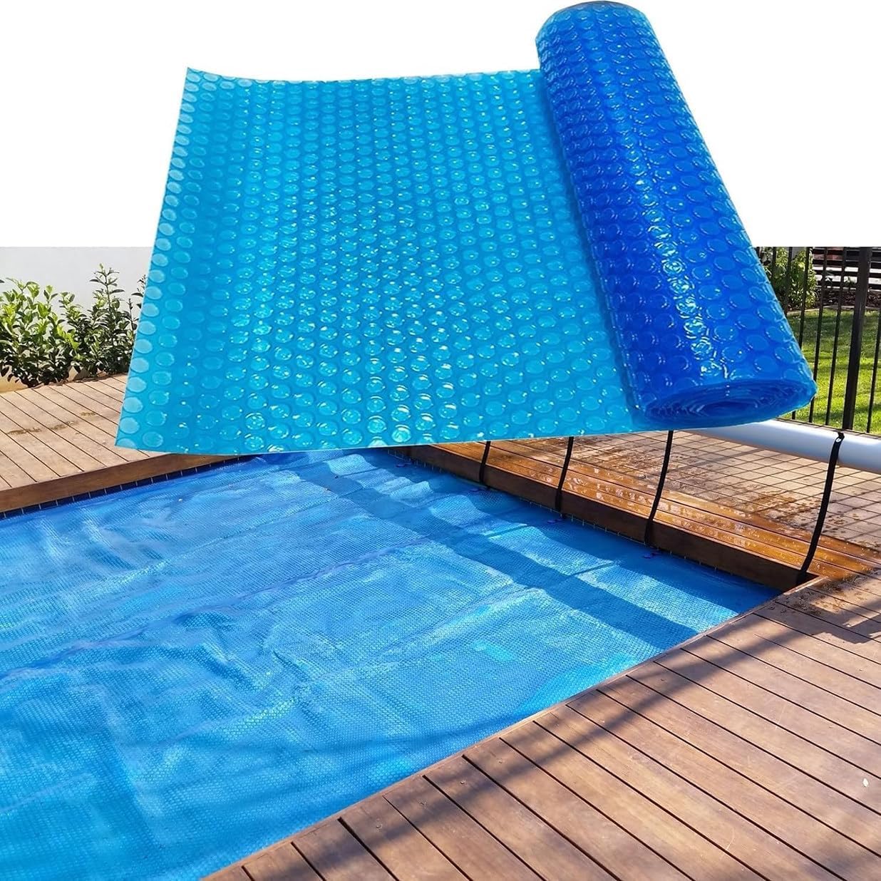Amazon.com : Thermal Solar Blankets, Heat Retaining Pools Covers for ...