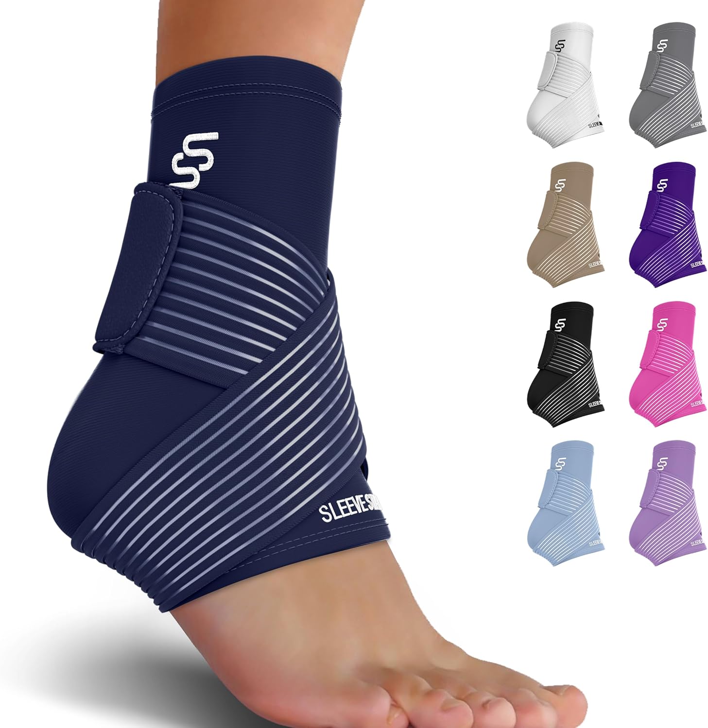 Amazon.com: Sleeve Stars Ankle Brace for Sprained Ankle, Plantar ...