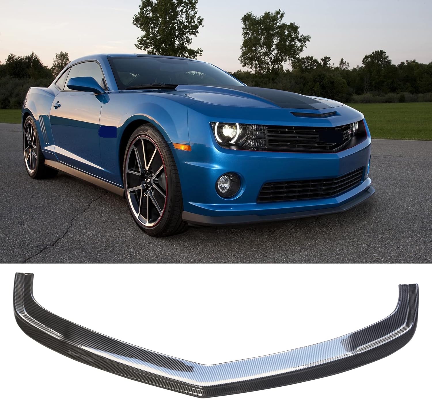 Amazon.com: NINTE 1 Piece Front Lip Fit for 2010-2013 Chevrolet Camaro ...