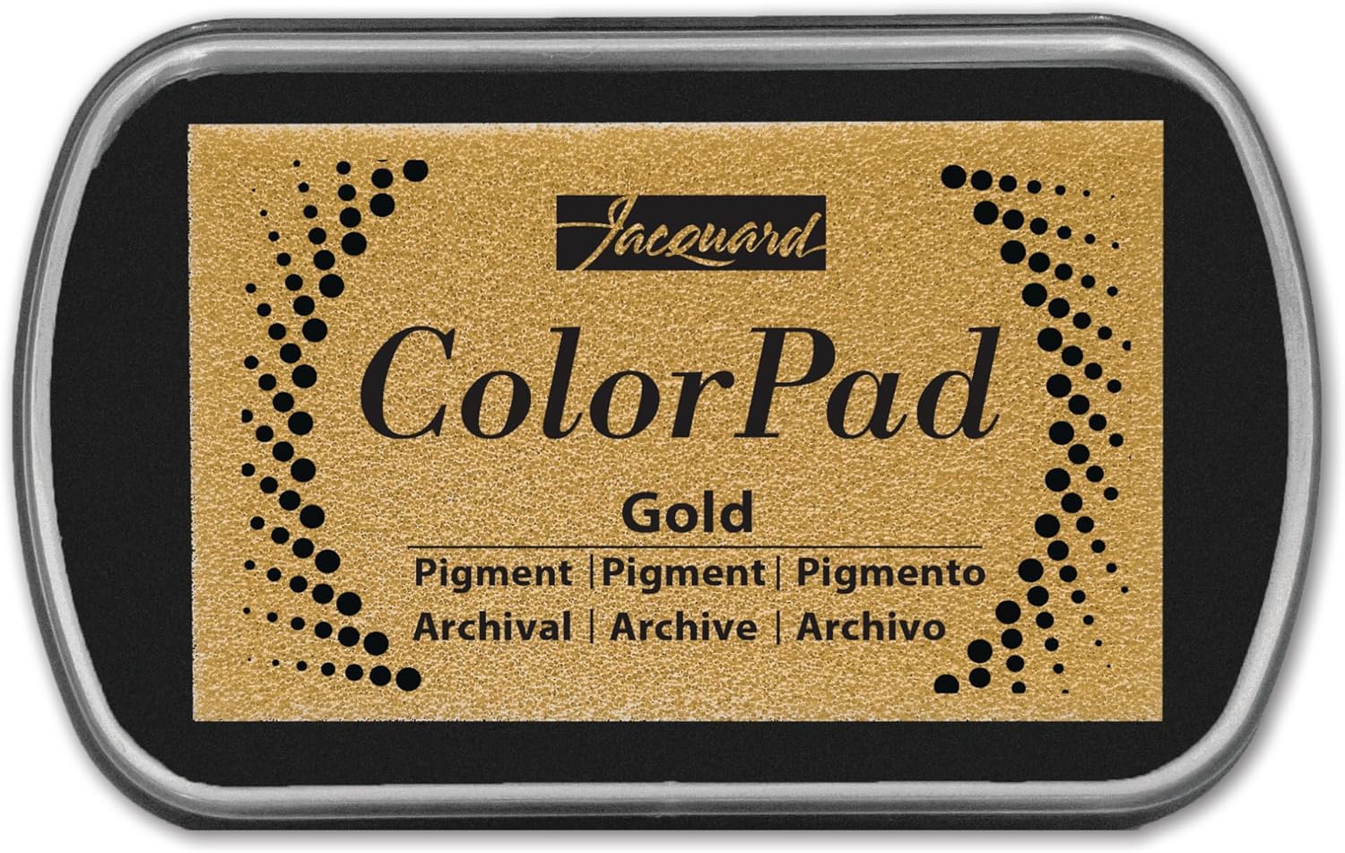 Jaquard Pigment Ink Metallic Color Pad Refill-Gold - 5A002HDW-1GJZC ...