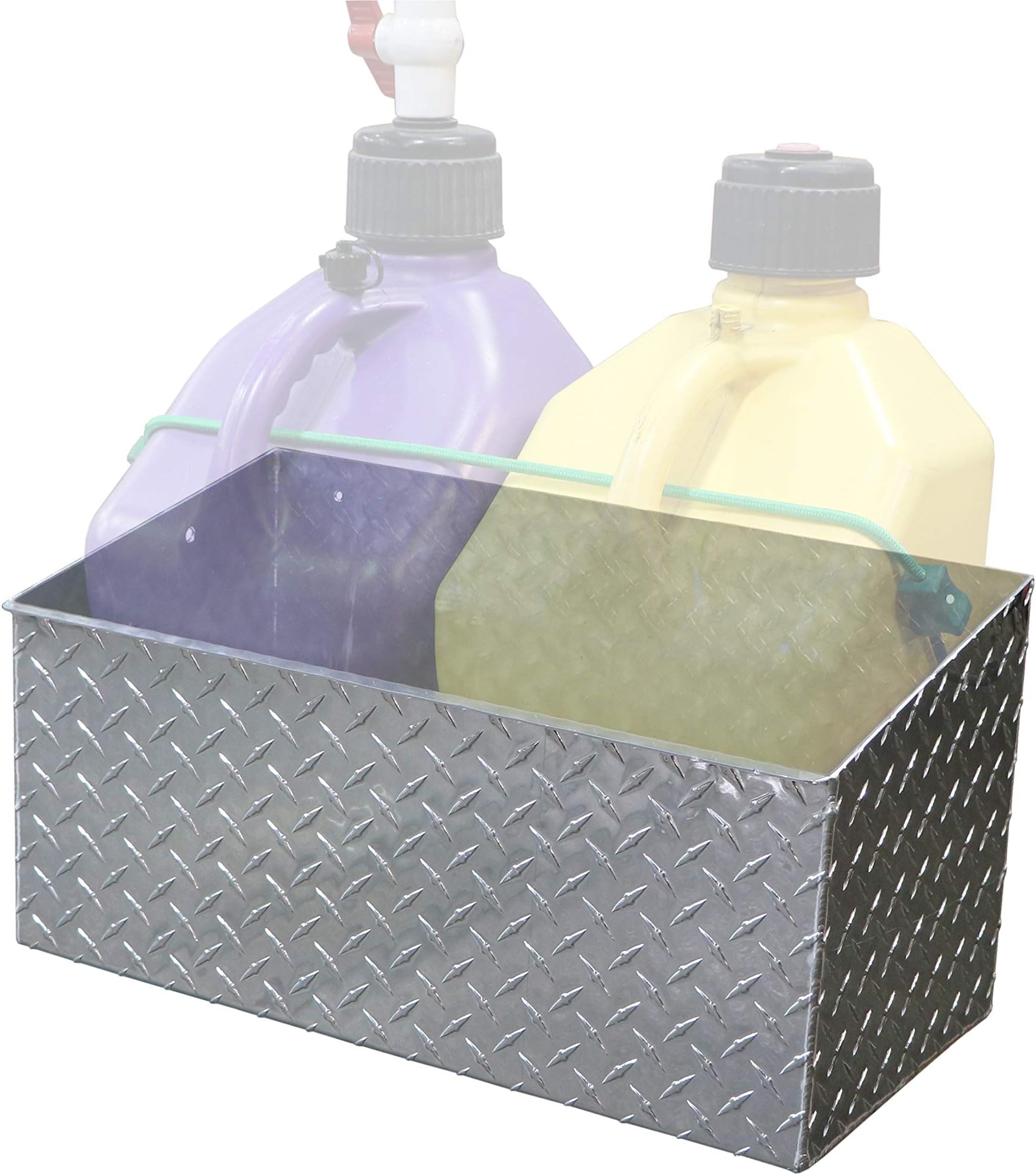 Amazon.com: c2M Heavy Duty Dual Gas Can Holder w/Base for 5 Gallon Jugs ...