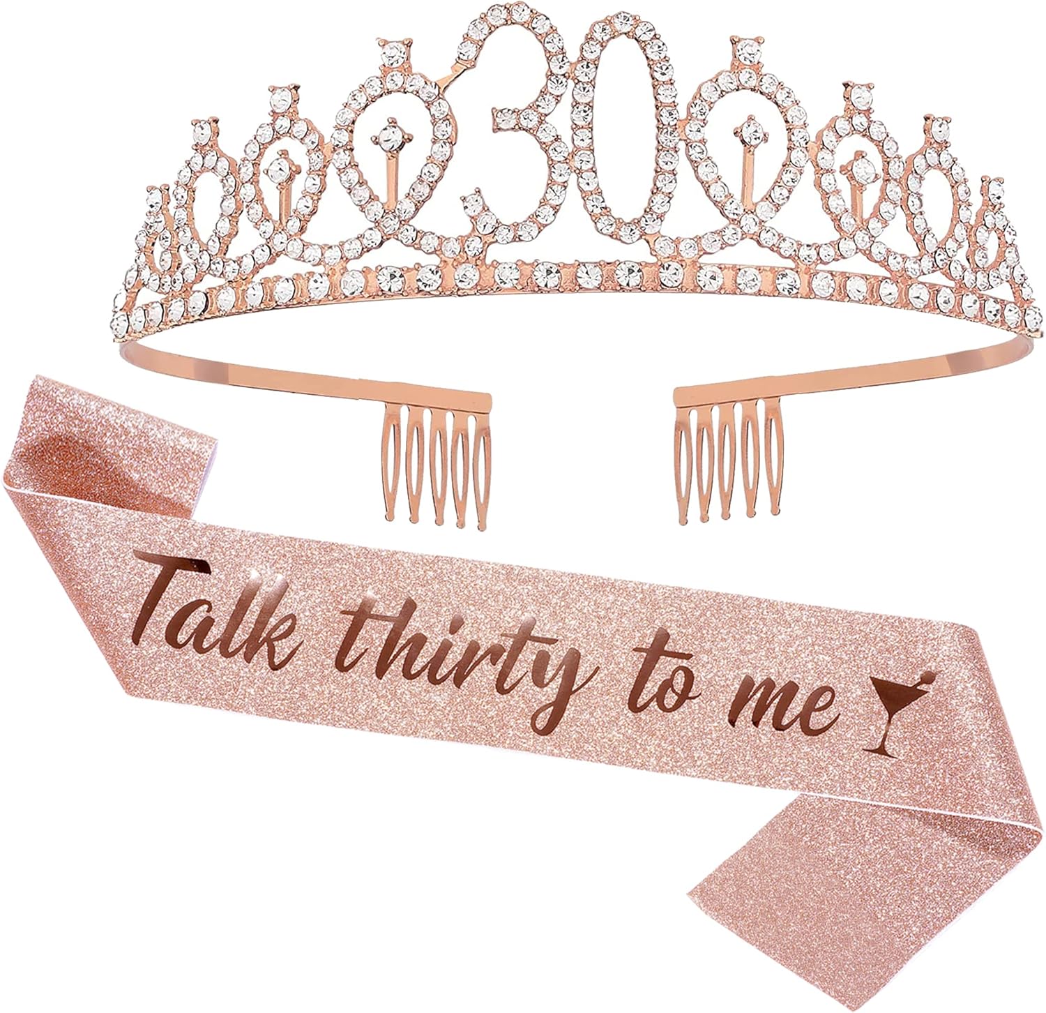 Amazon.com: JunyRuny 30th Birthday Decorations for Her, 30th Birthday ...