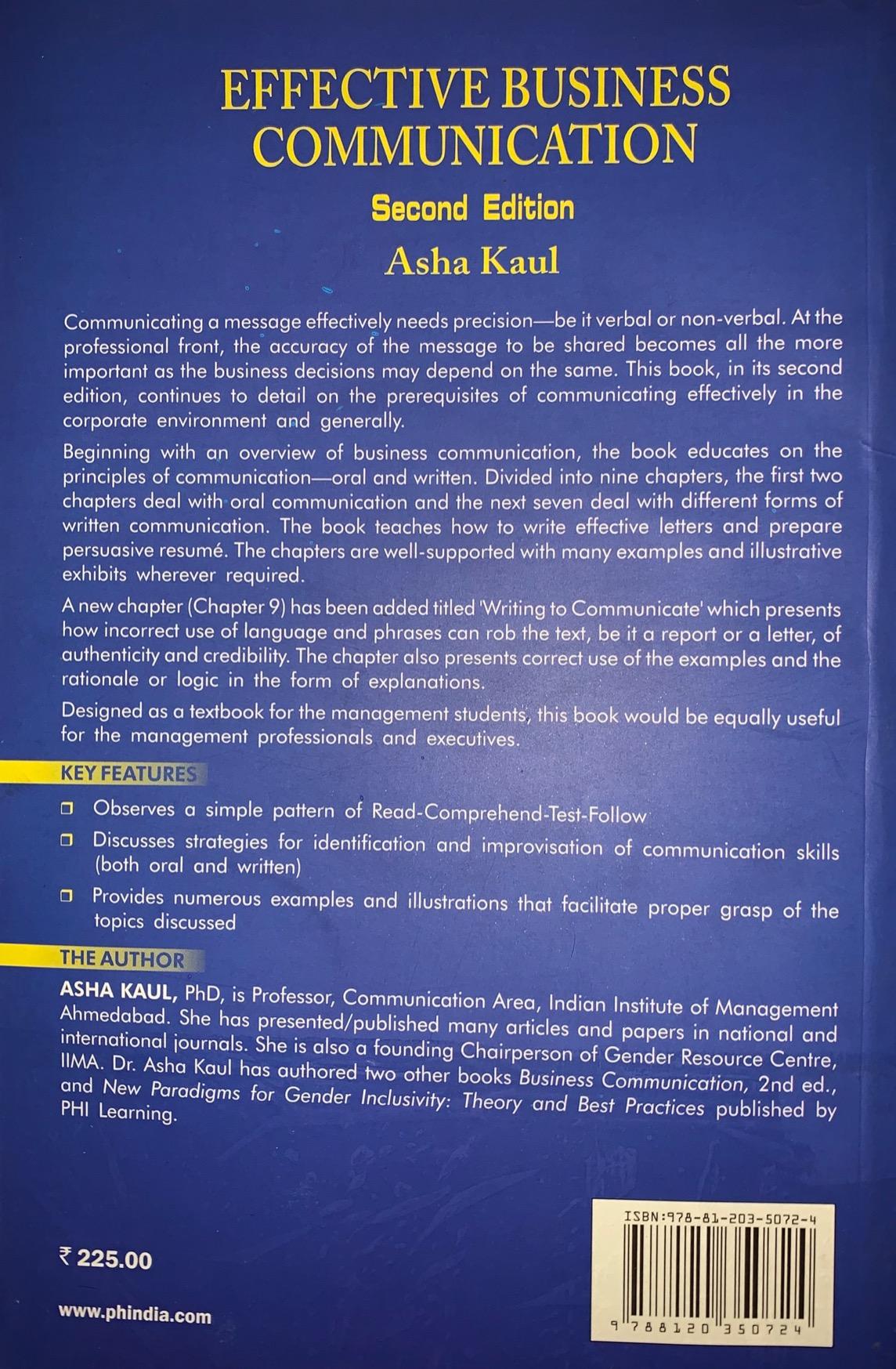 Buy Effective Business Communication Book Online at Low Prices in India ...