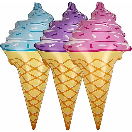 Amazon.com: Rhode Island Novelty 36 Inch Inflatable Ice Cream Cones ...