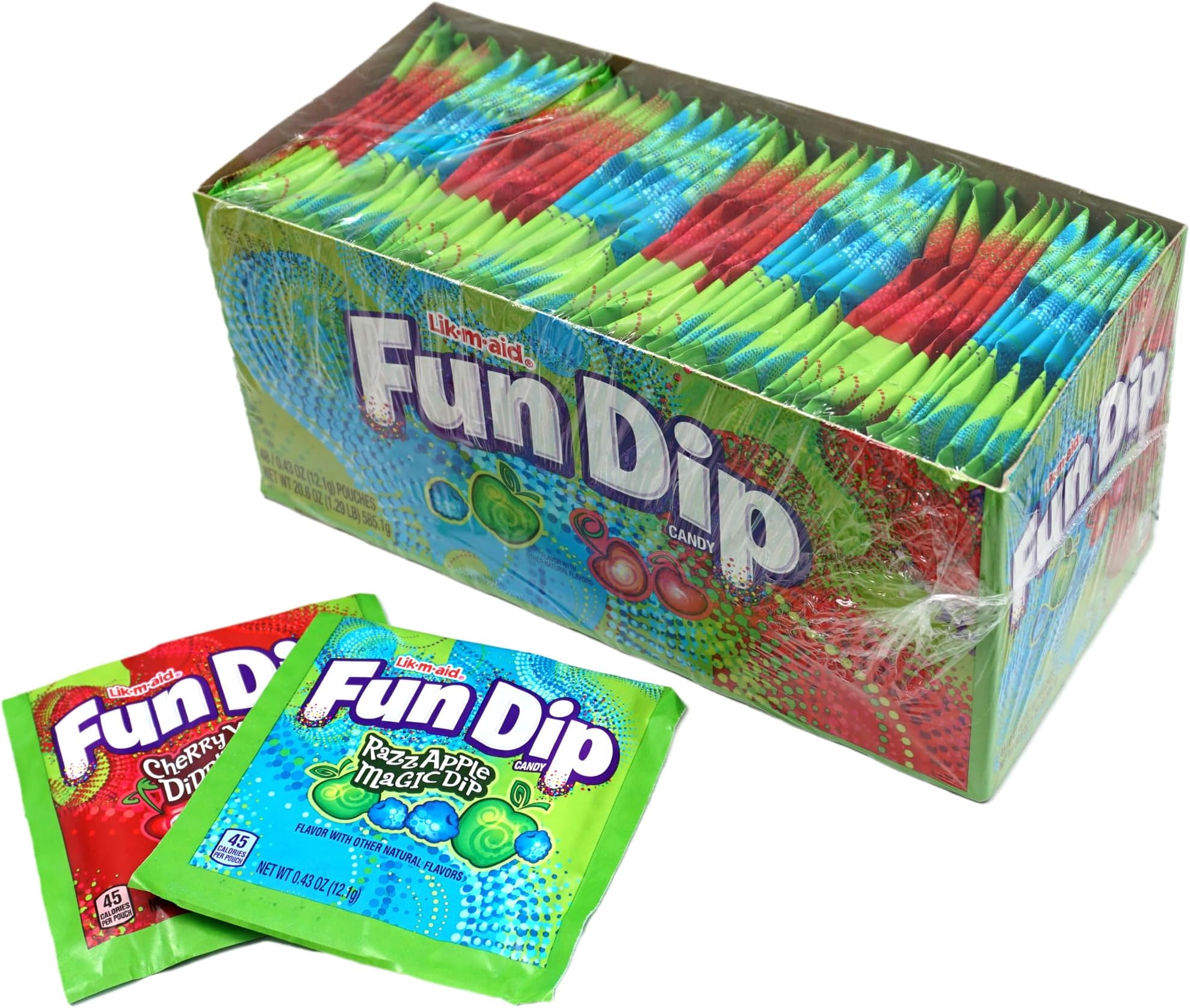 Amazon.com : 18 Pop Rocks Candy 48 Fun Dip Candy Variety Pack - 64 ...