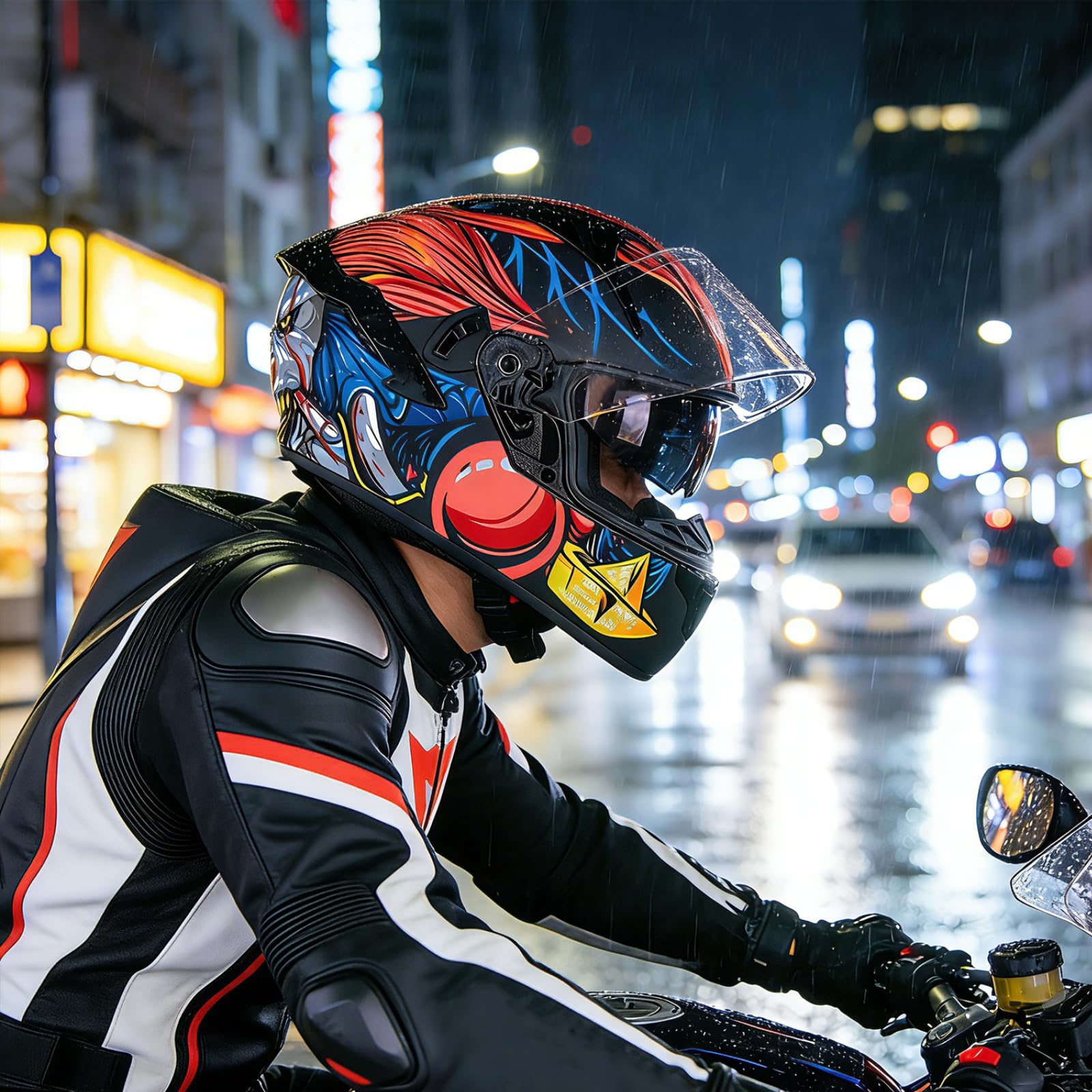Snapklik.com : VCOROS Full Face Dual Visor Motorcycle Helmet For Adults ...