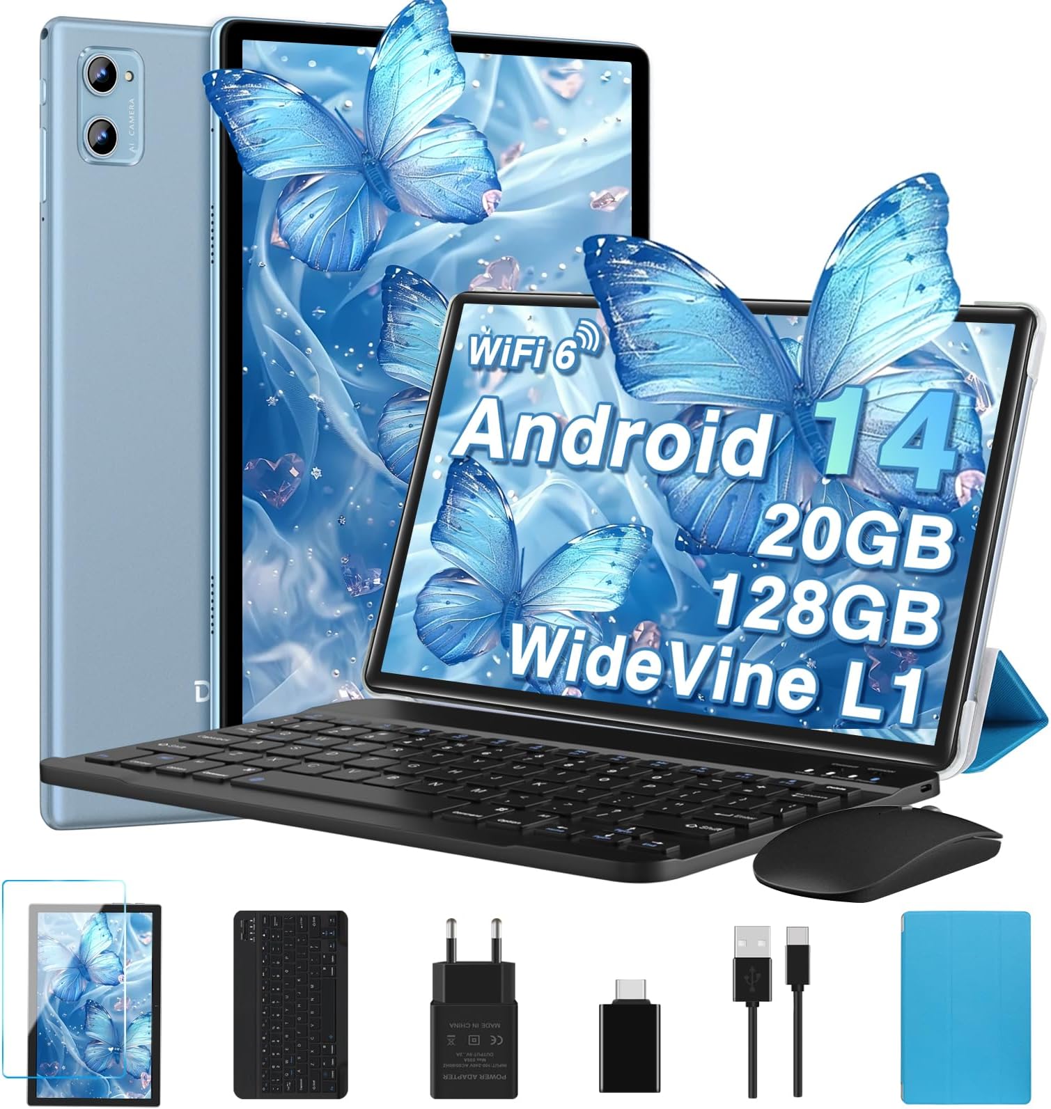 4G LTE-Tablet 10 Pulgadas YOTOPT Android Tableta PC, 4GB RAM 64GB ROM ...