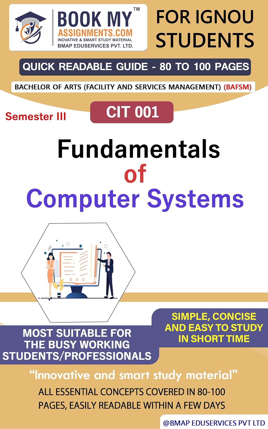 Buy IGNOU CIT 001 Fundamentals of Computer Systems Community ...