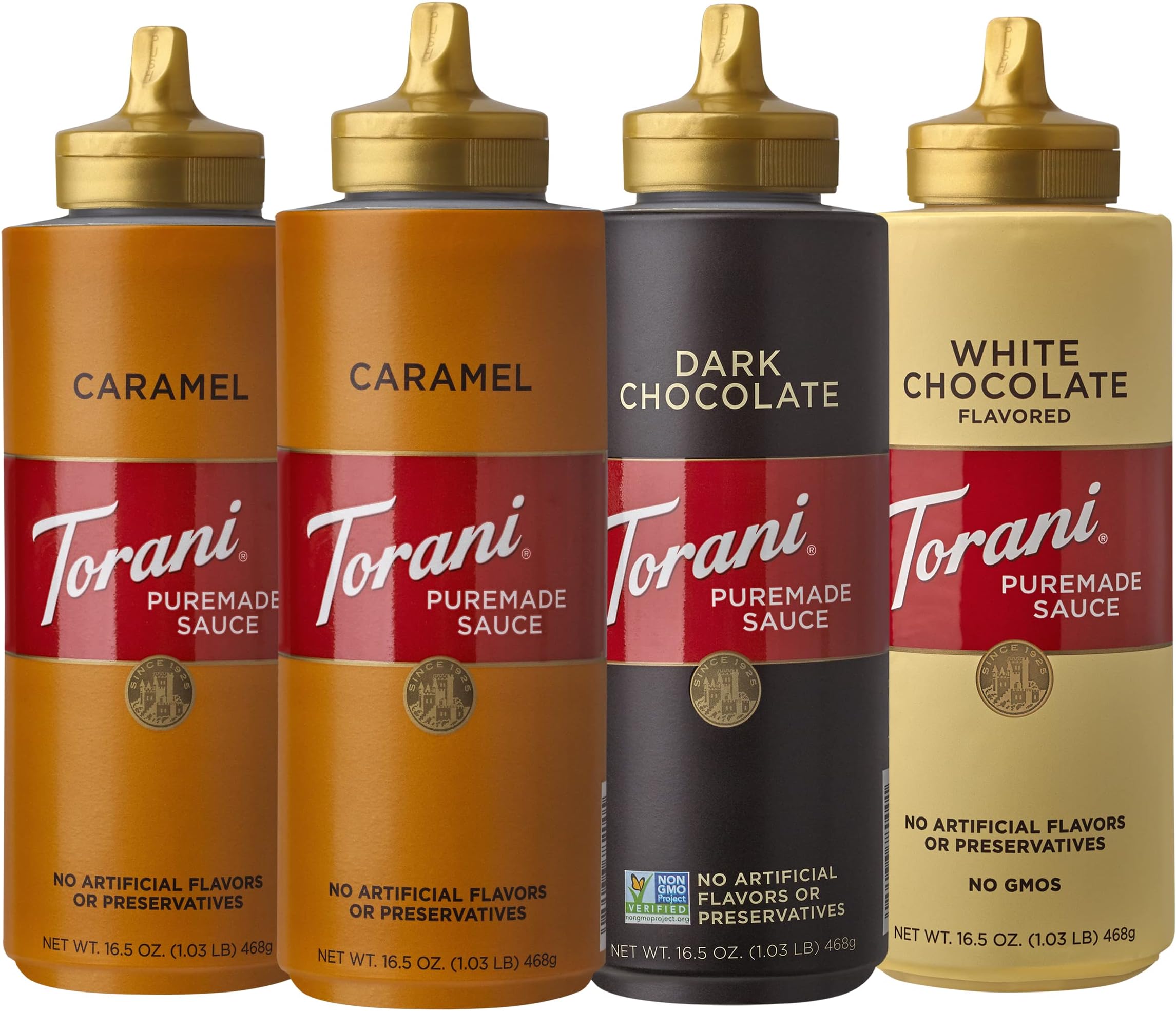 Amazon.com : Torani Puremade Sauce Variety Pack (with Extra Caramel ...