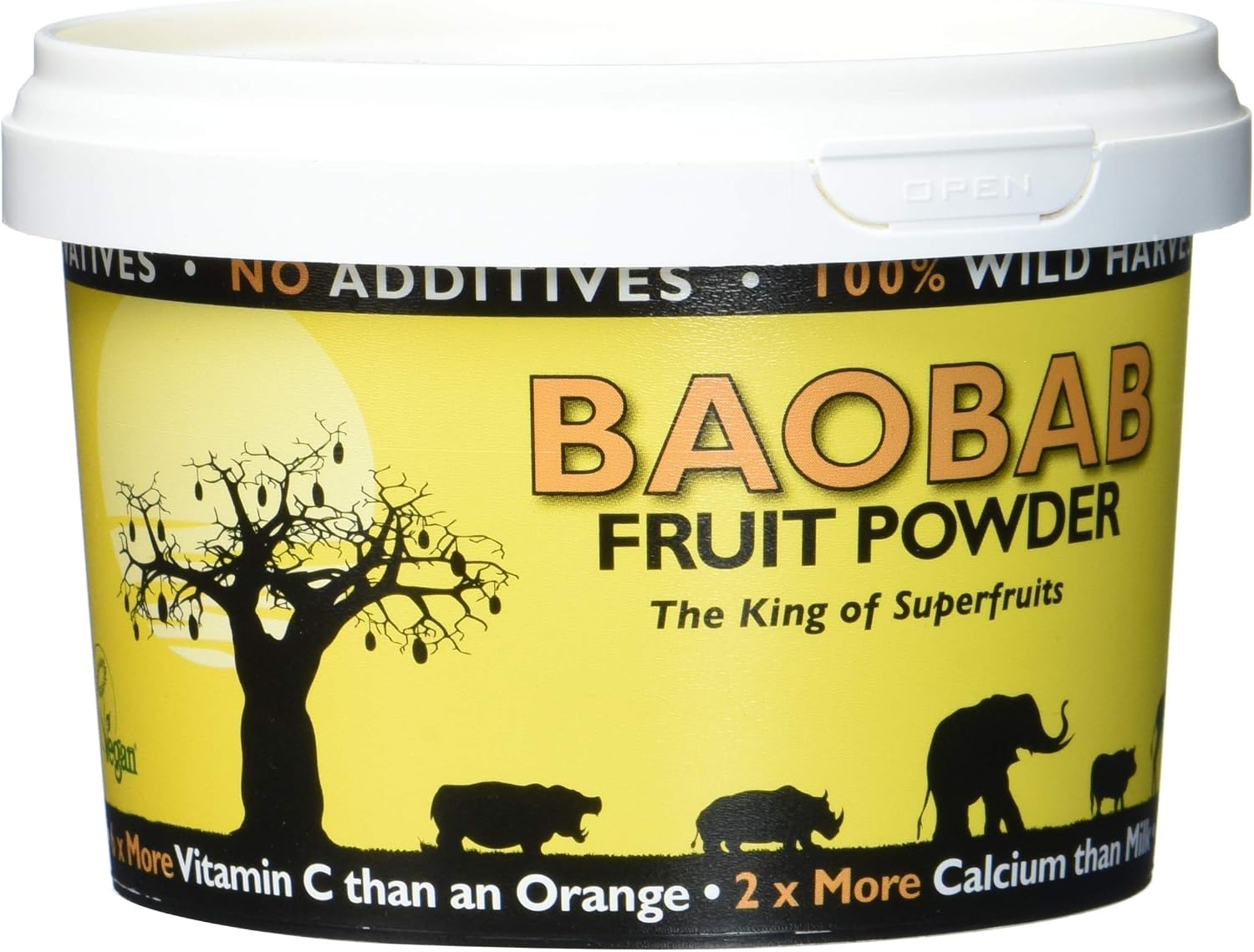 Mighty Baobab Ltd Baobab Fruit Powder 200g : Amazon.co.uk: Health ...