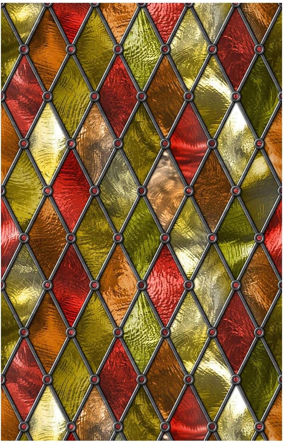 Amazon.com: Adhesive Painted Electrostatic Window Paper Customized Size ...