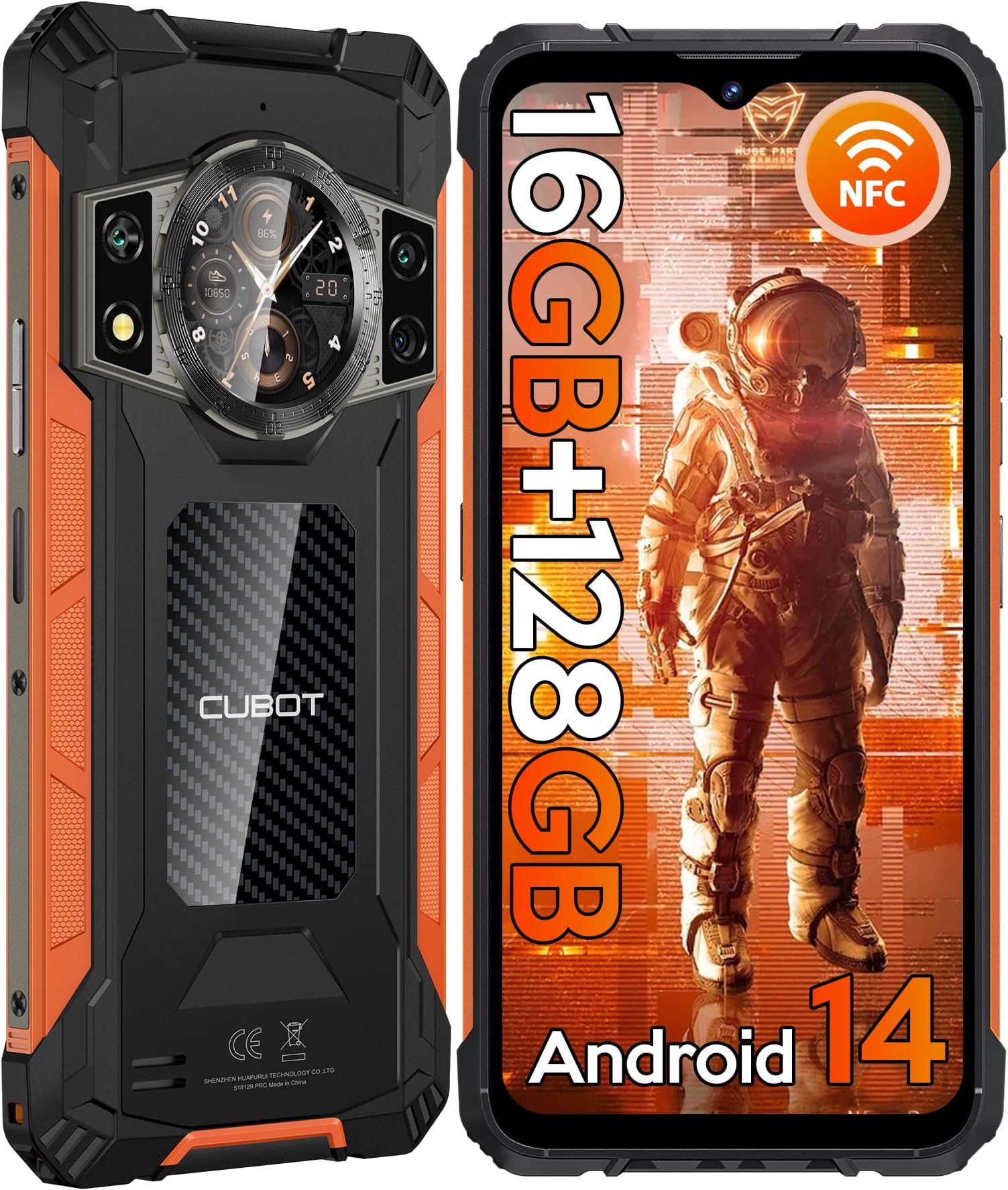 CUBOT Kingkong X 256GB Outdoor Smartphone 5G - Android 14 Outdoor Handy ...