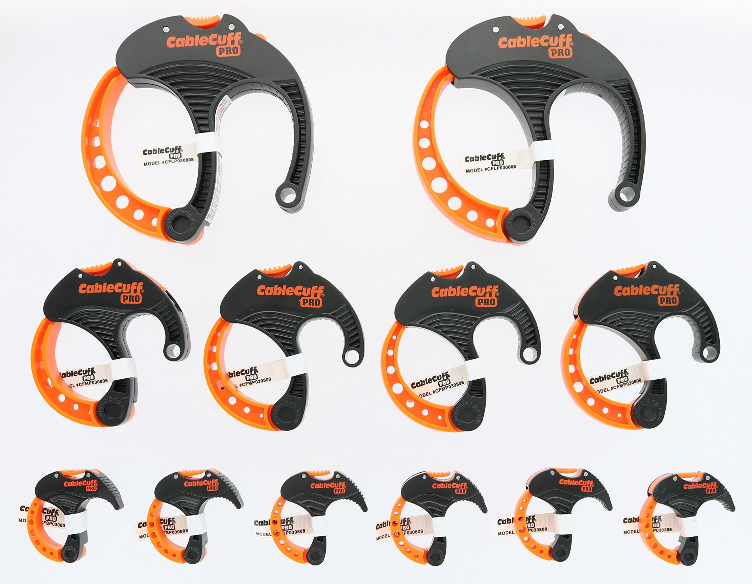 Amazon.com: Cable Cuff PRO (4 Pack: 4x Large 3 Inch Diameter ...