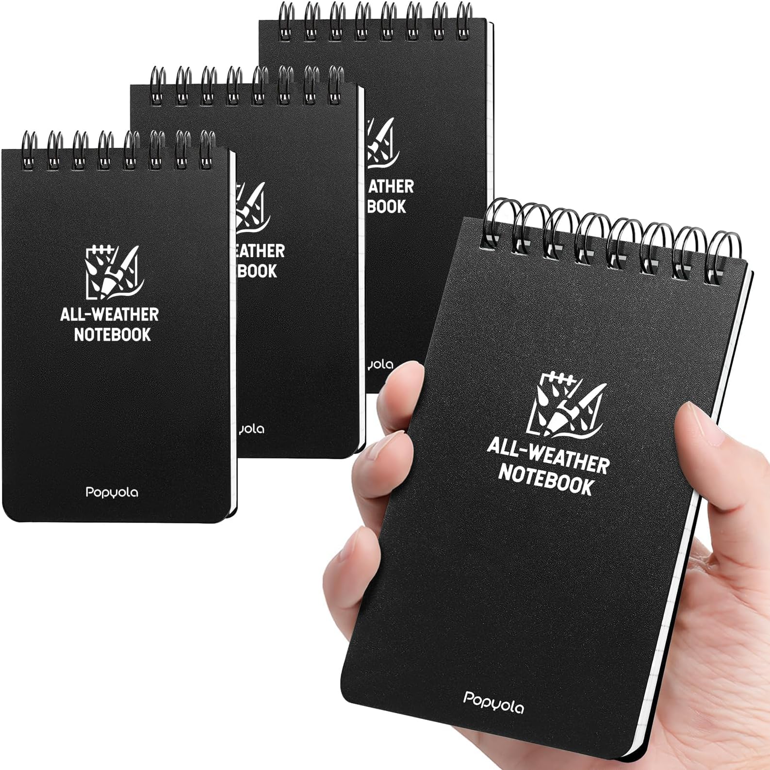 Amazon.com : POPYOLA Waterproof Pocket Notebook, 3x5 Pocket Notepad ...