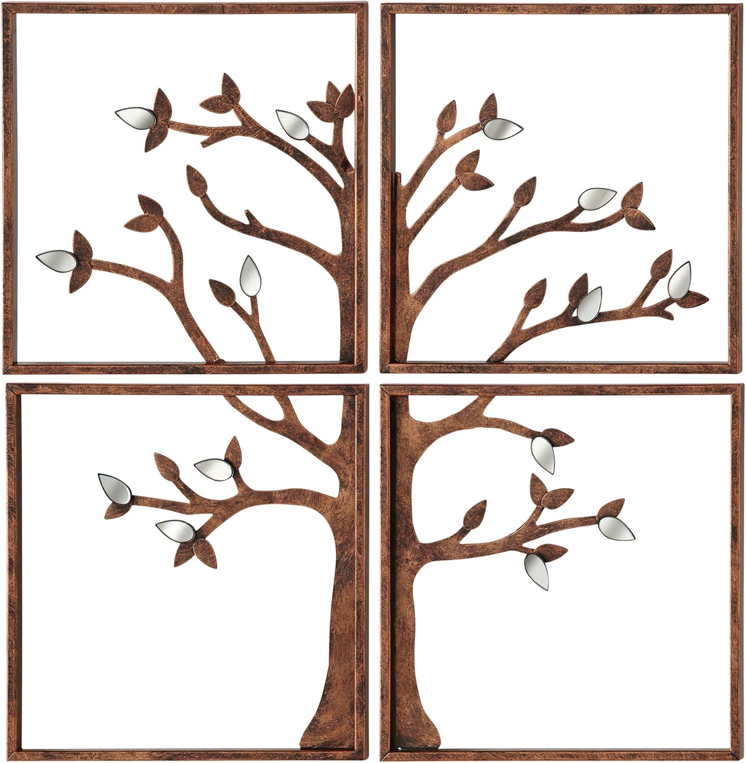 Amazon.com: Grasslands Road Gift Boxed Metal Tree Quadrant Wall Décor ...