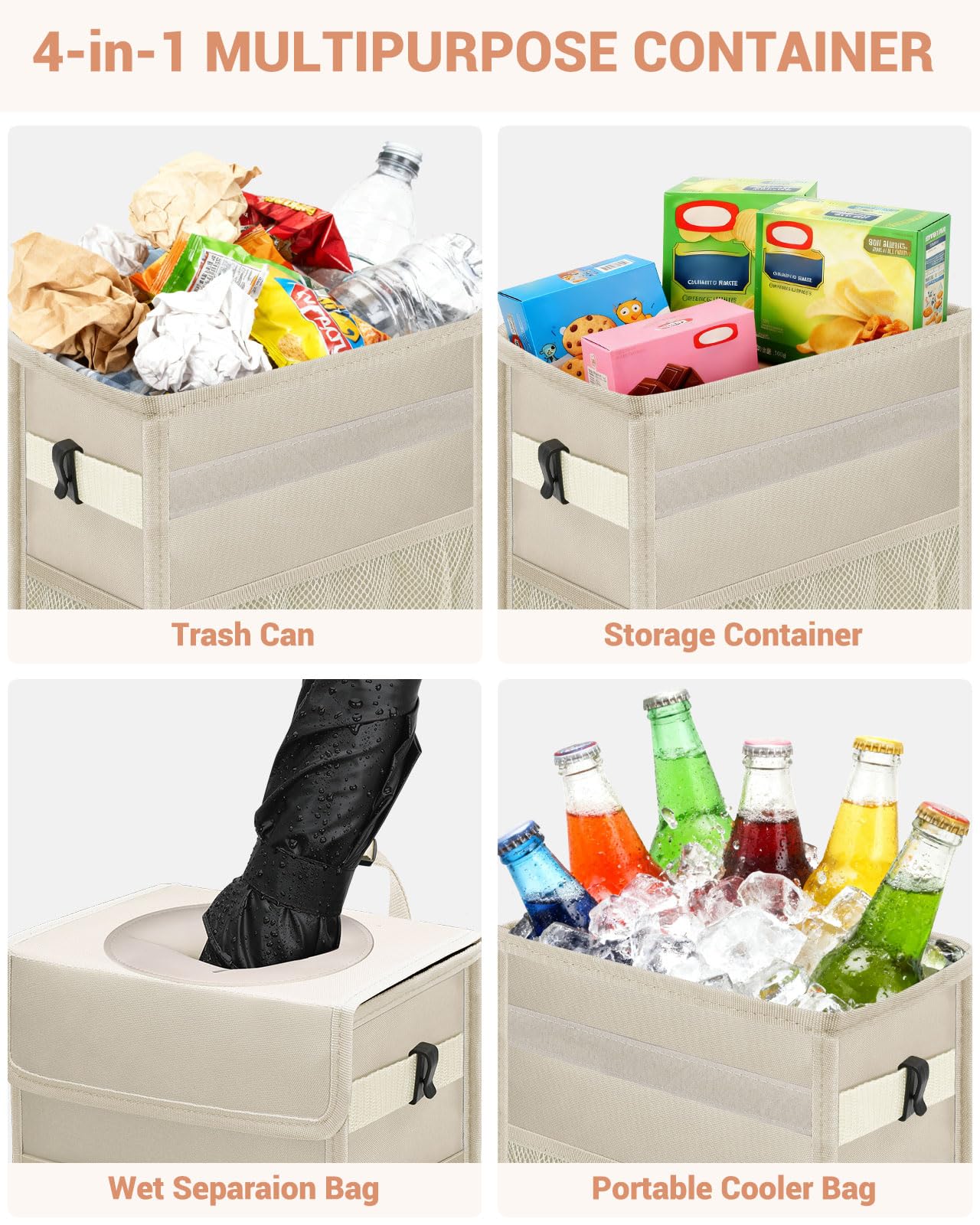 Snapklik.com : Capolo Car Trash Can