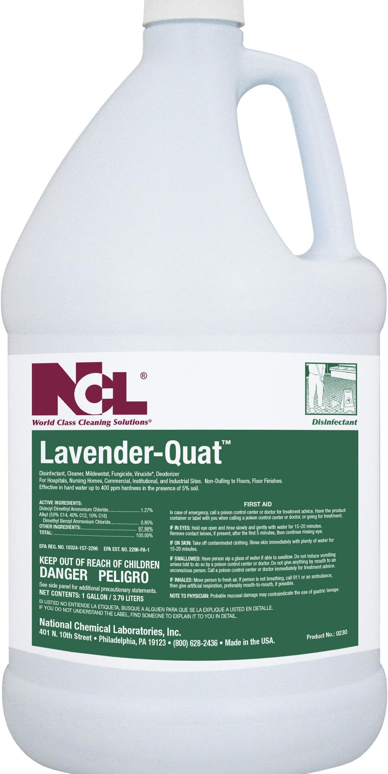 Amazon.com: National Chemical Laboratories Inc NEUTRAL-Q Disinfectant ...