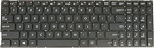 Amazon.com: US English Layout- Laptop Keyboard for Asus X541UJ X541UV ...