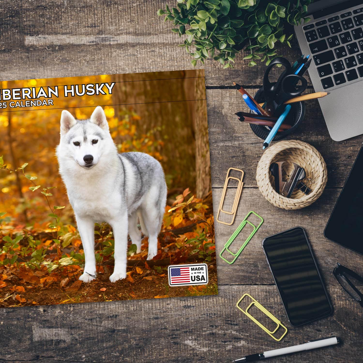 Snapklik.com : 2025 Siberian Husky Calendar - Dog Breed Wall Calendar ...