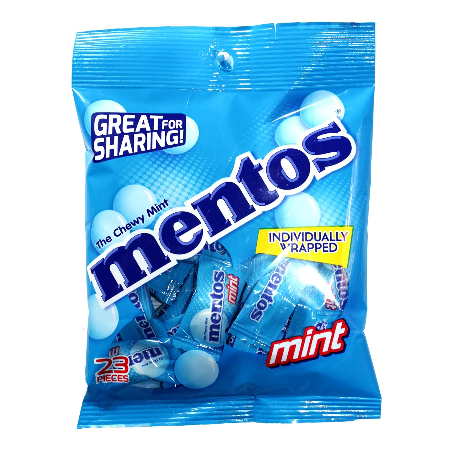 Amazon.com : Perfetti (1) Bag Mentos Mint Flavored - The Chewy Mint ...
