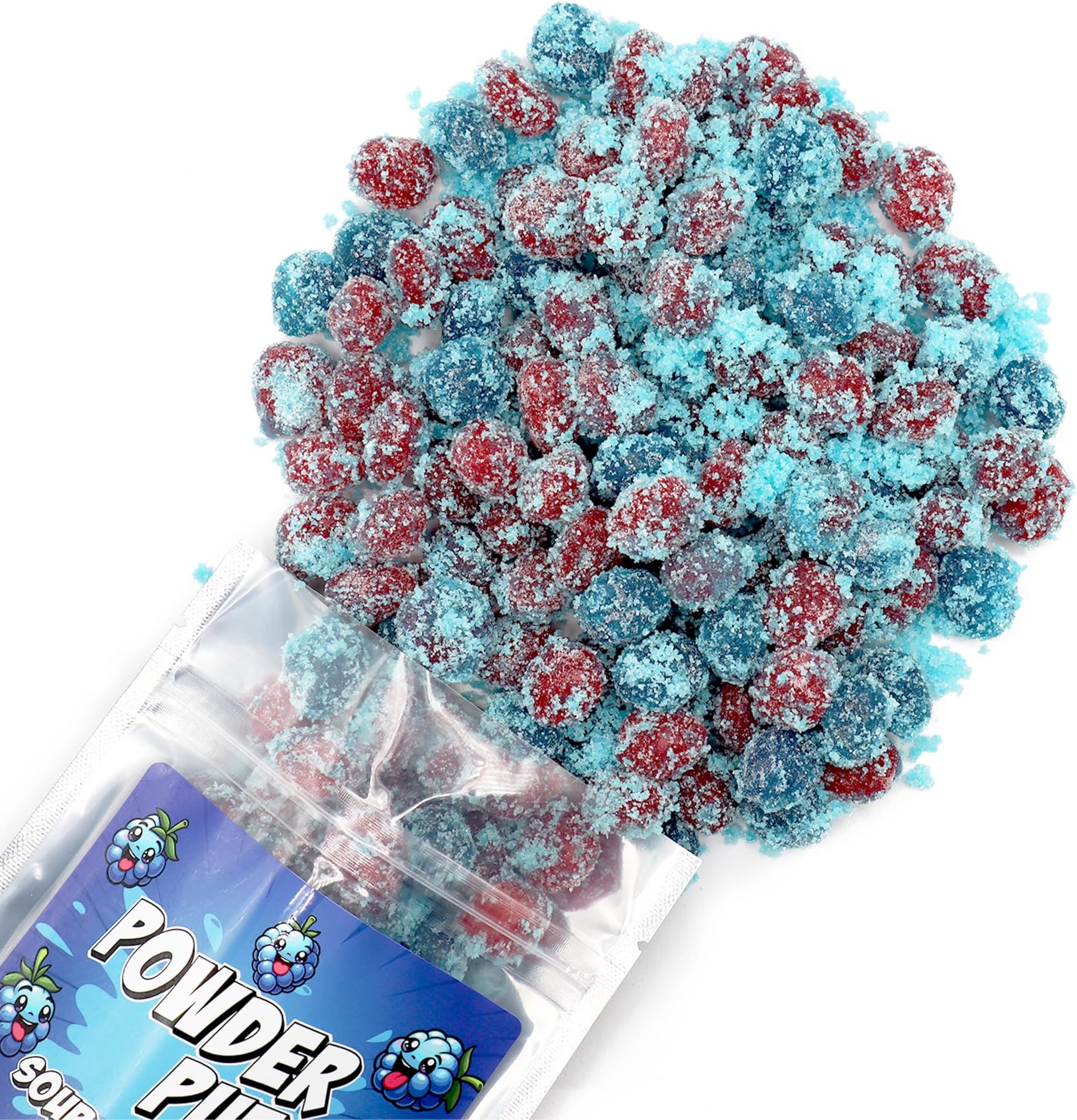 Amazon.com : Snack Crackle Shop Sour Blue Raspberry Gushers, Best ...