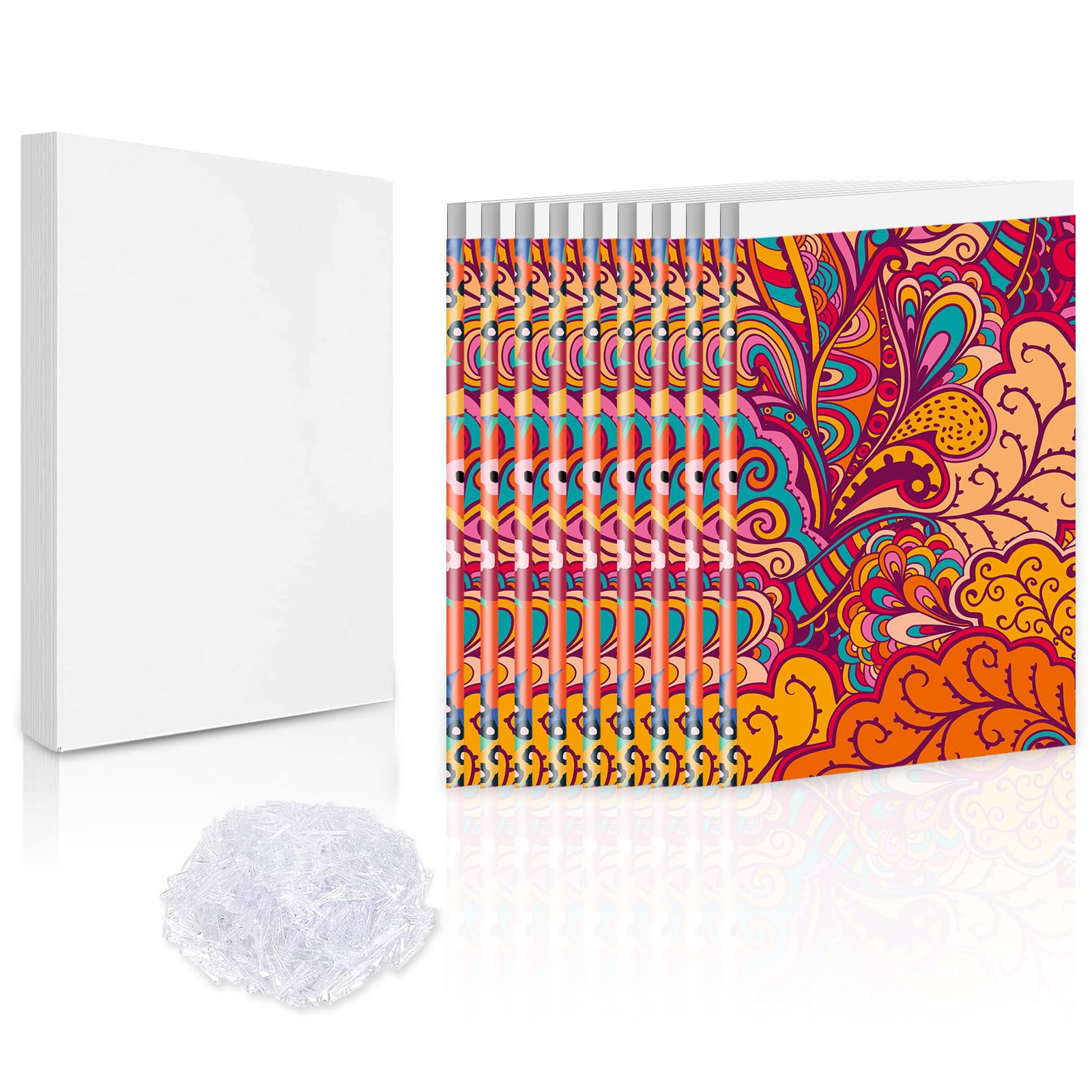 Amazon.com : 8.5 x 11 Inch Thickened Fabric Backing Boards Comic Book ...