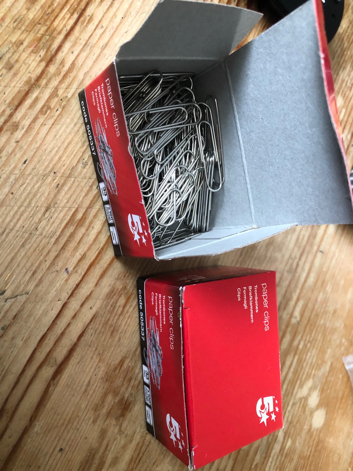 5 Star 505337, 503352 Paperclips Metal Large 32mm Plain [Pack of 100 ...