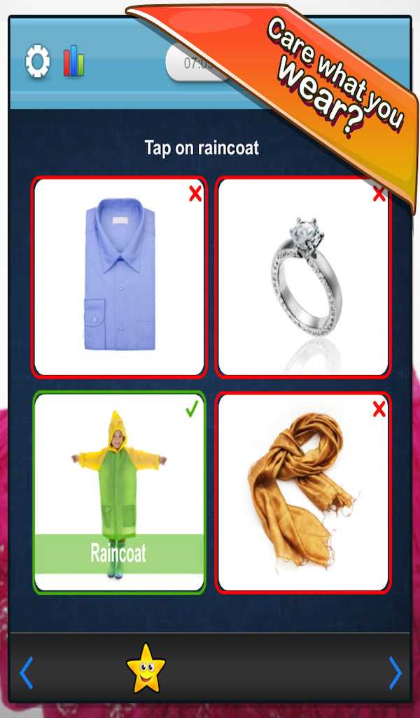 Flashcards - Clothes & Accessories:Amazon.com:Appstore for Android