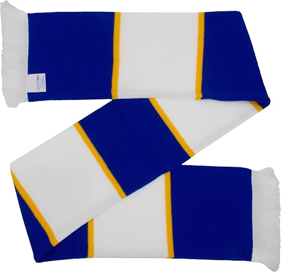 Arena Scarves Leeds Supporters Schal mit goldfarbenen Streifen ...