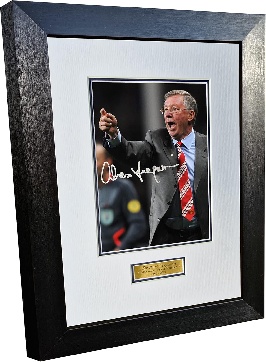 'SIR ALEX FERGUSON TRIBUTE' Manchester United Autographed Signed 12x8 ...
