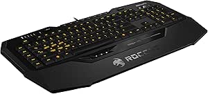 Amazon.com: ROCCAT Isku+ Force FX - RGB Gaming Keyboard with Pressure ...