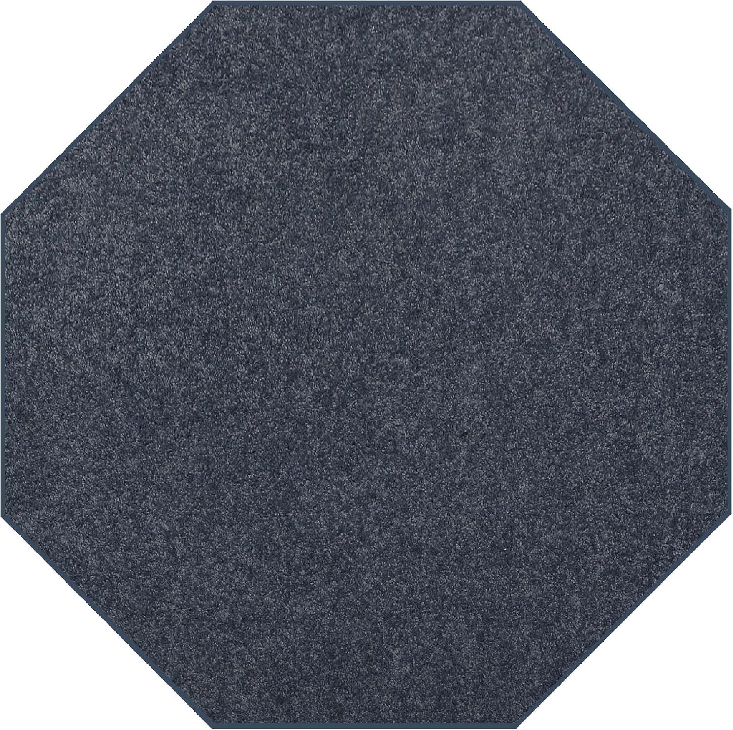 Amazon.com: Bright House Solid Color Octagon Shape Area Rugs Petrol ...