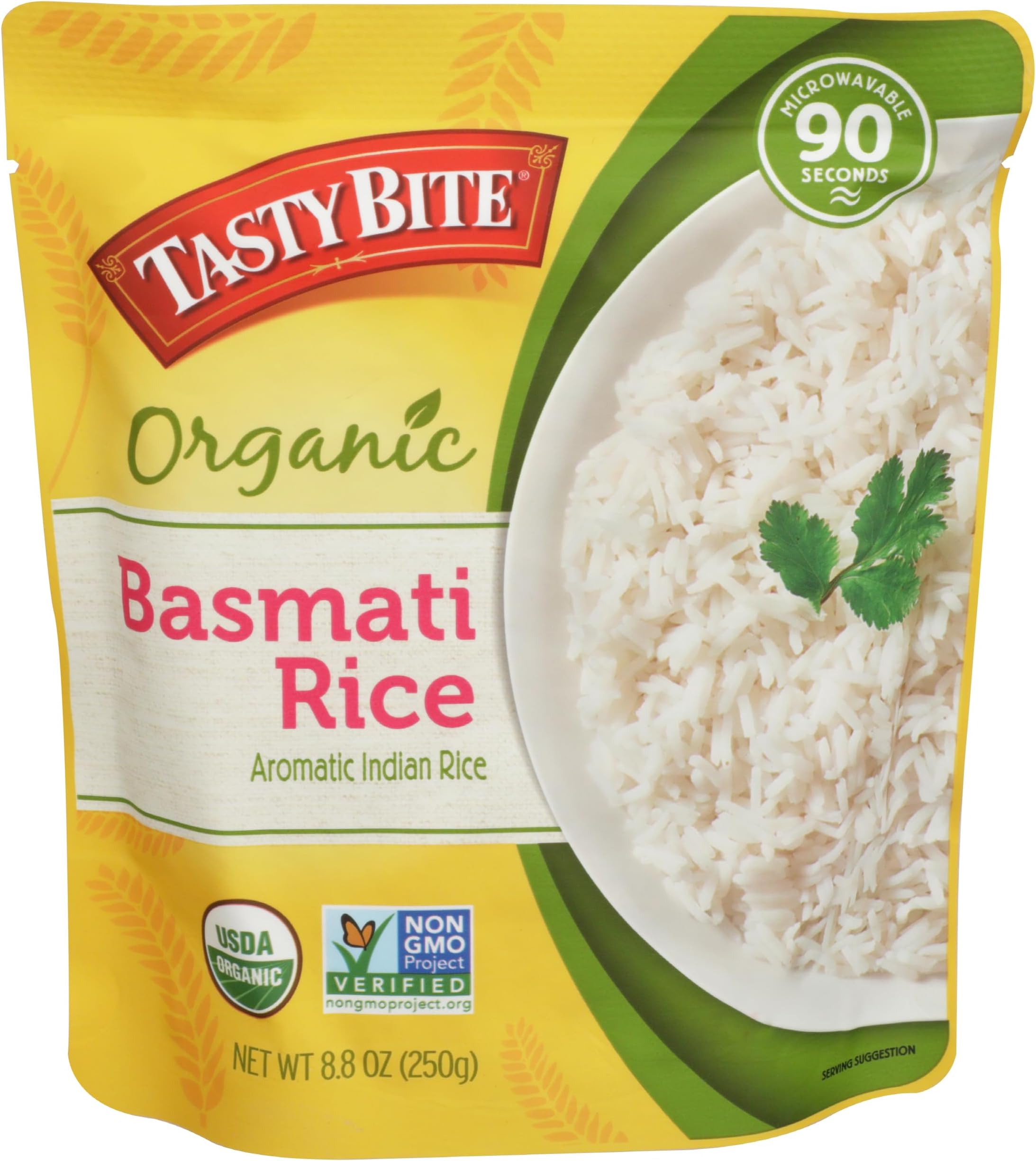 Amazon.com : Tastybite, Rice Basmati Organic, 8.8 Ounce : Grocery ...