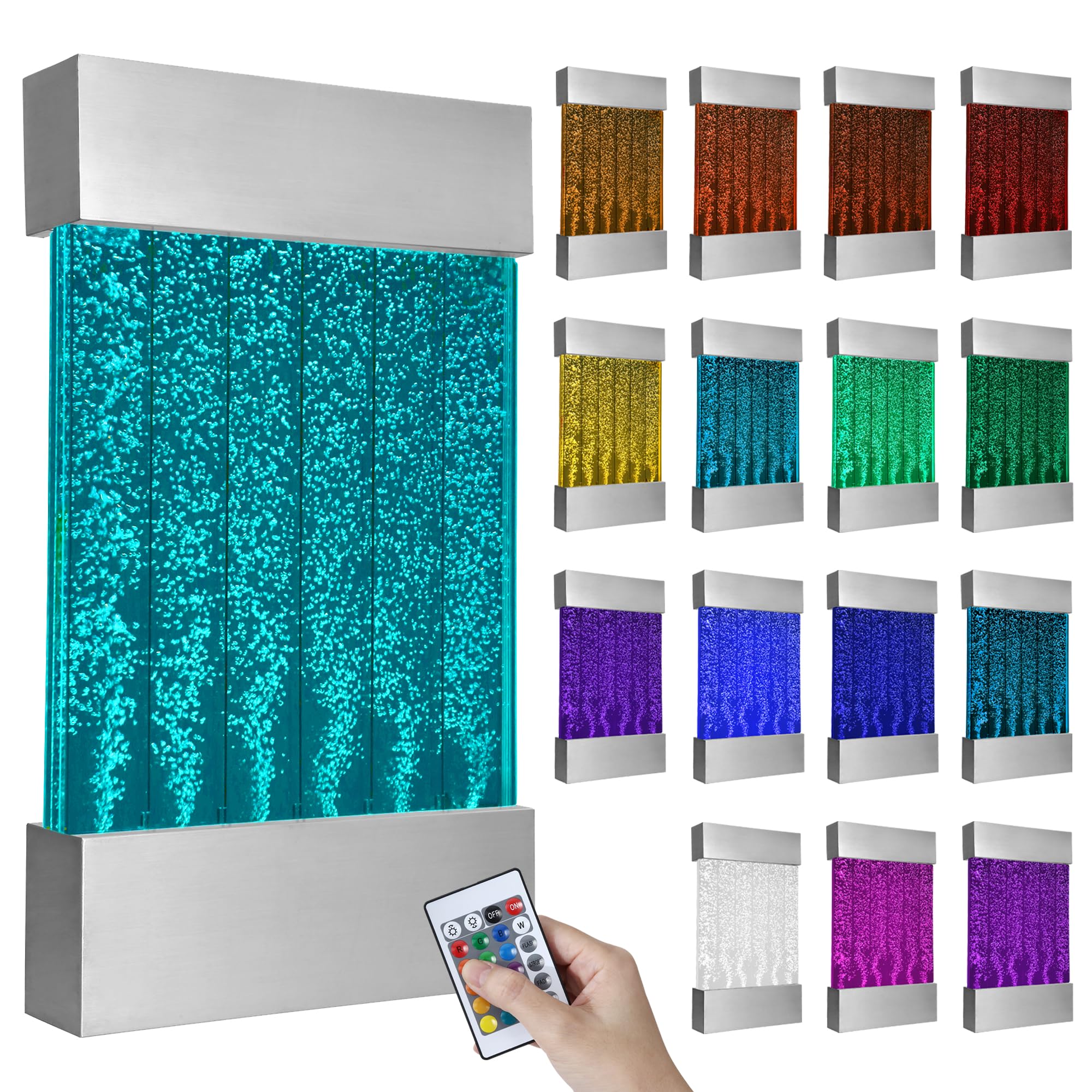 Amazon.com: Special Supplies LED Bubble Wall with Colorful Fountain ...