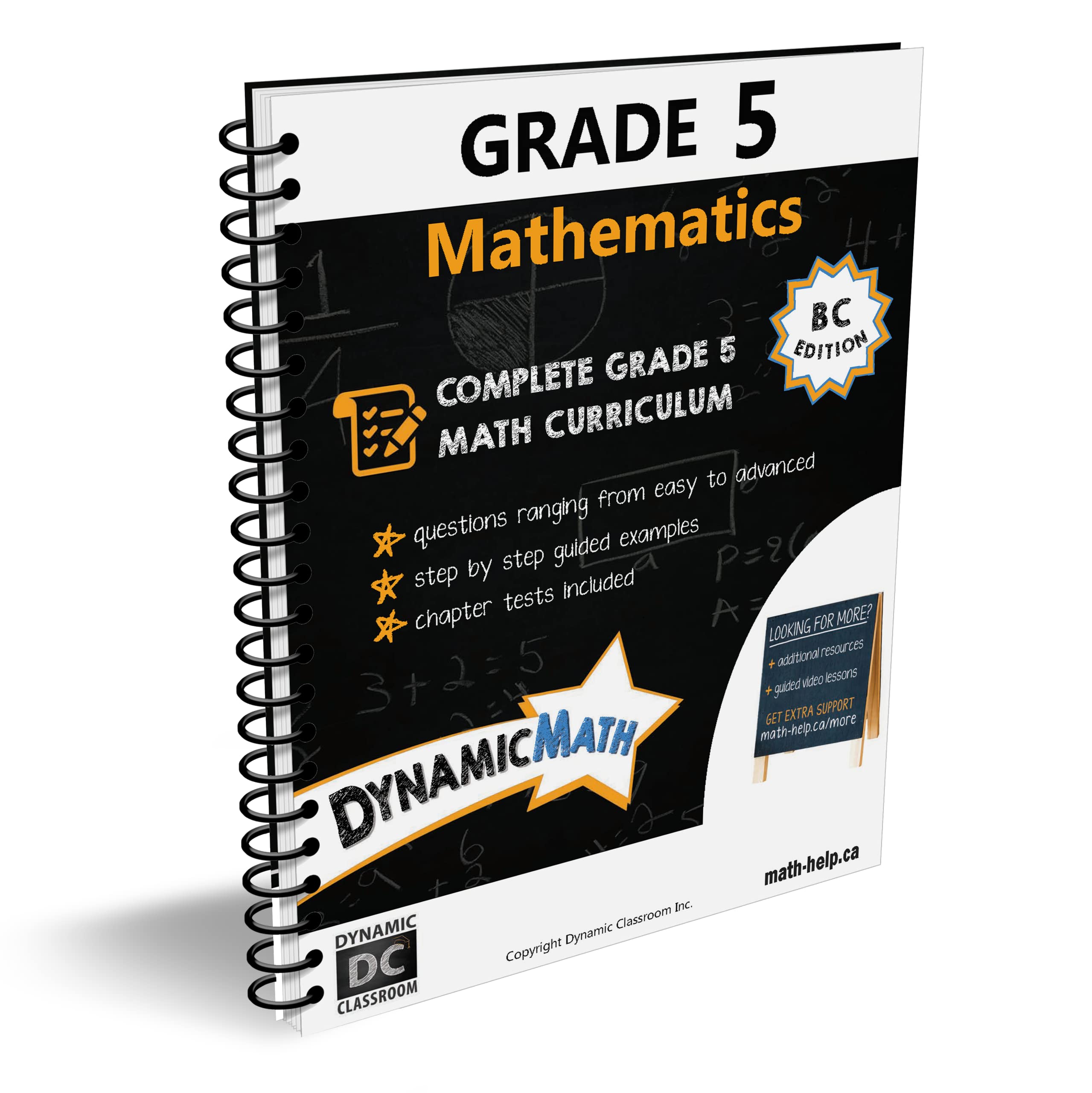 Dynamic Math Workbook - Complete Grade 5 Mathematics Curriculum (BC ...