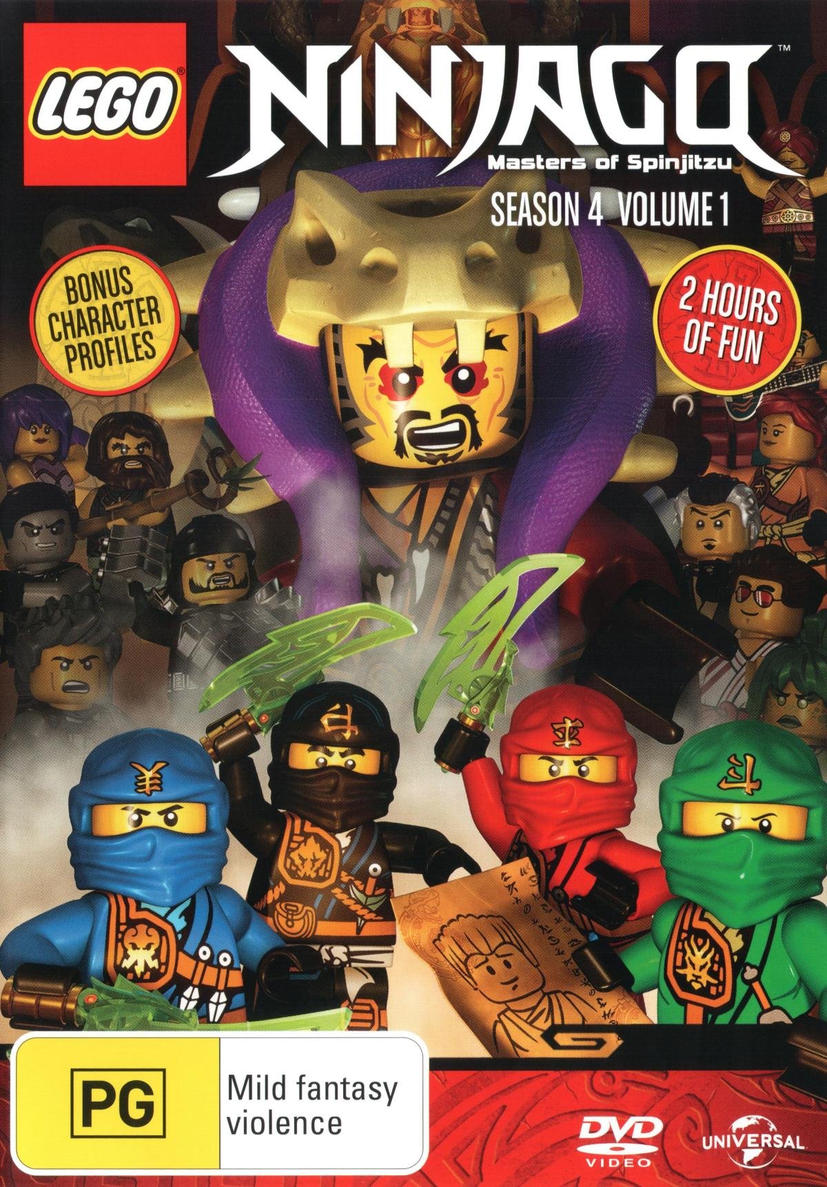Lego Ninjago Masters Of Spinjitzu Series 4 Vol 3 Dvd LEGO Ninjago