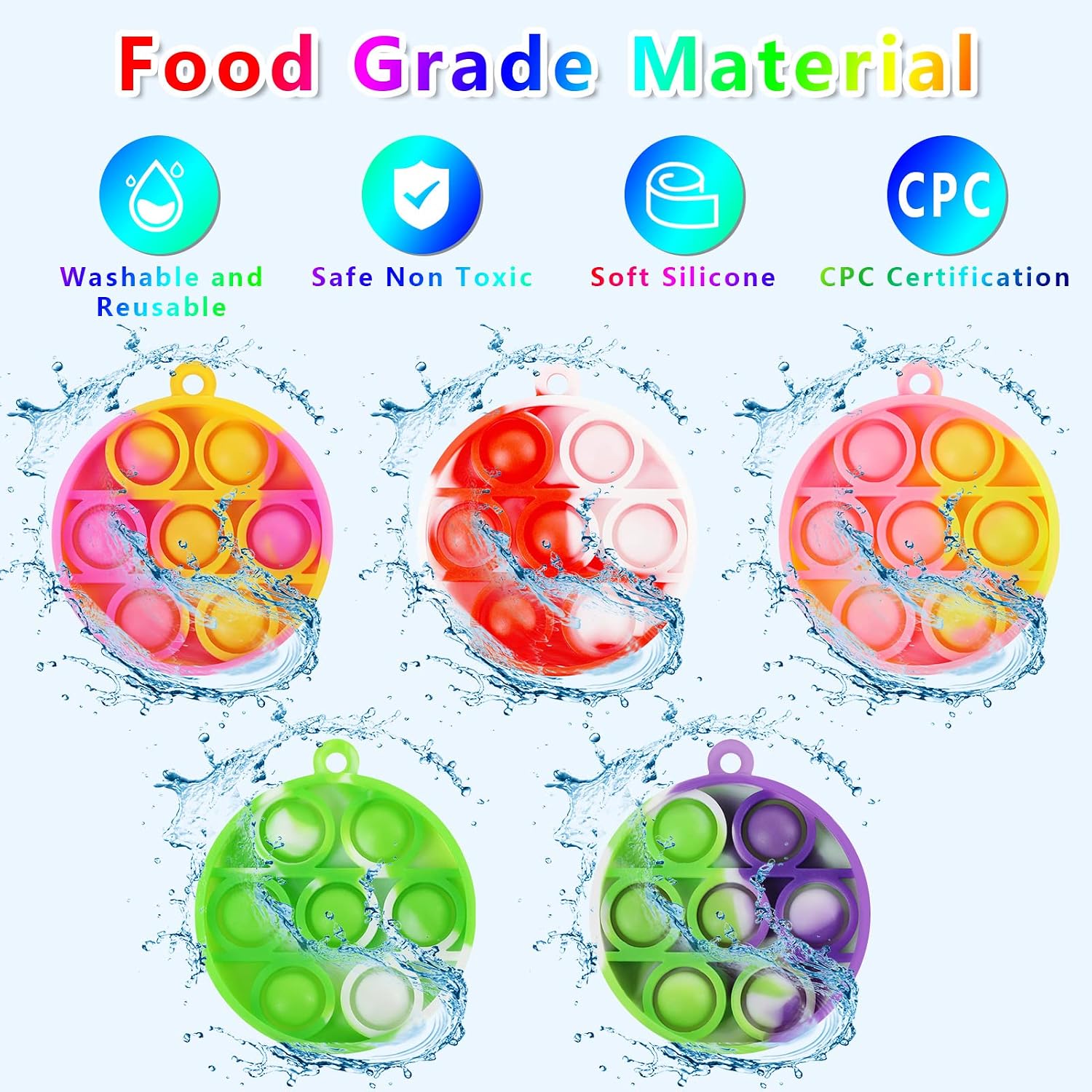 Pop Fidget Toys Bulk It Birthday Party Favors for Kids 4-8, 8-12 Year ...