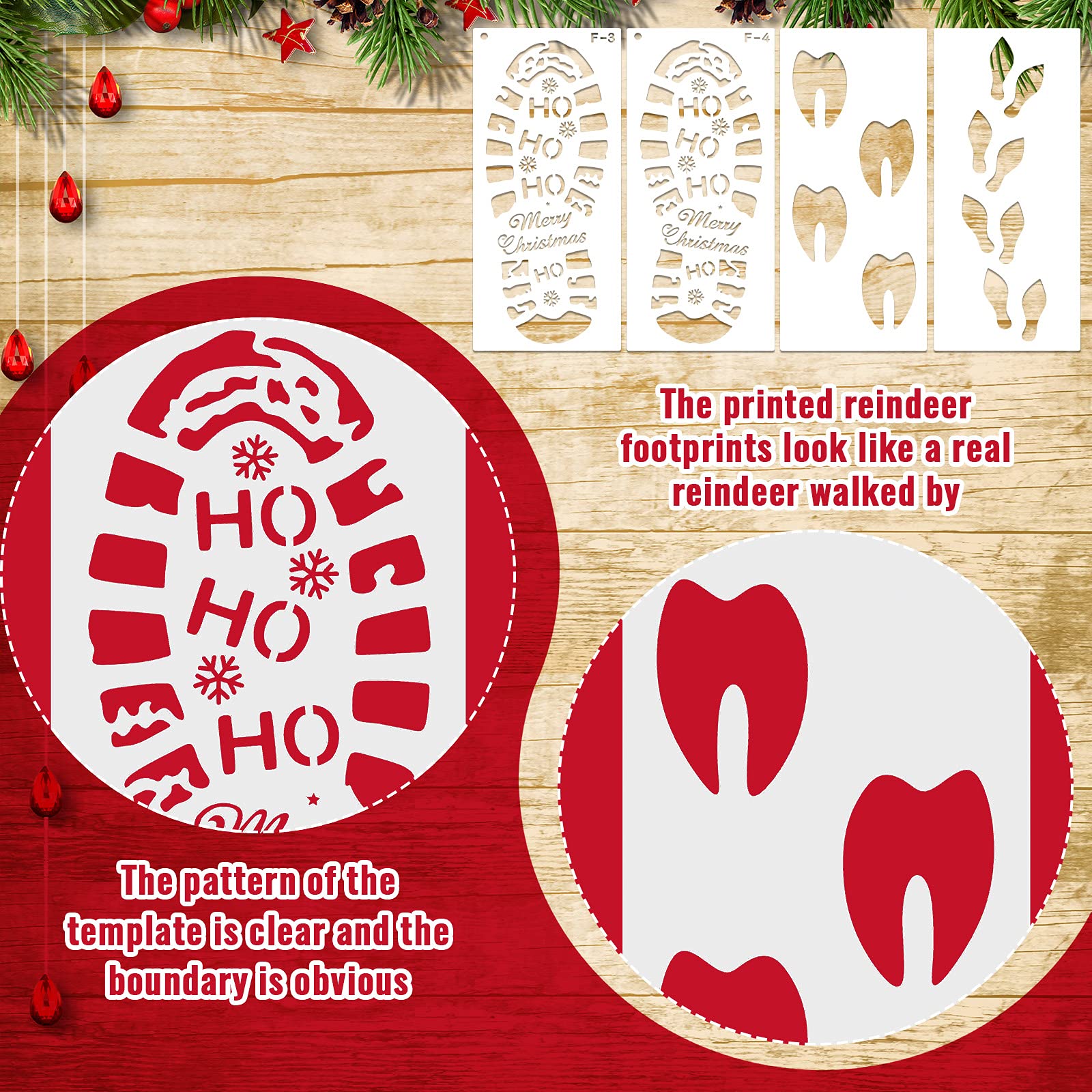 Footprint Reindeer Template Reindeer Christmas Footprint Craft,