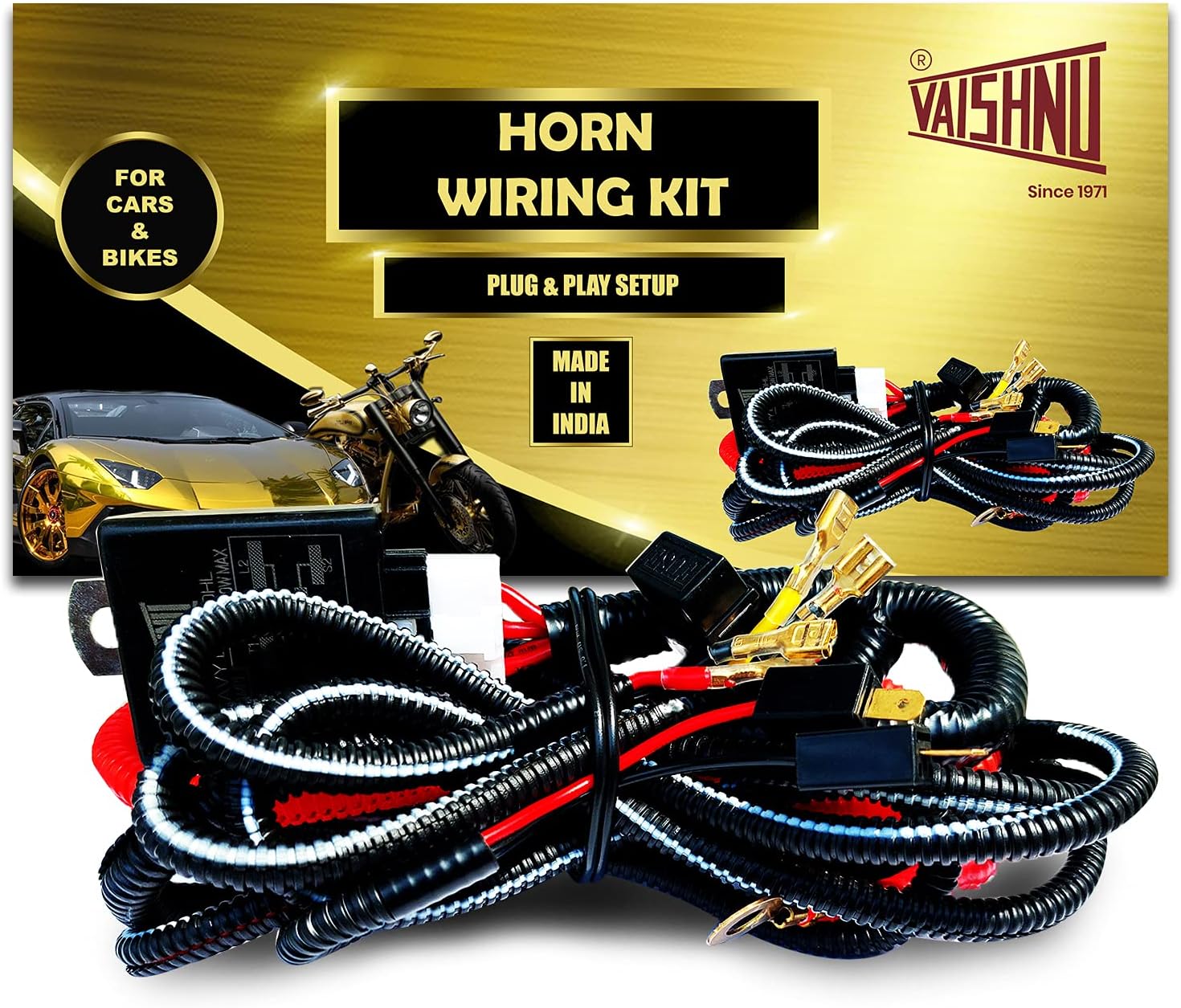 E-WAYS Horn Cut Out For Bike : Amazon.in: Car & Motorbike