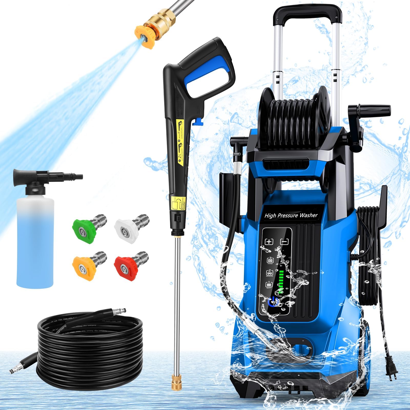 Amazon.com : Electric high Power Washer 4000PSI Max 2.5 GPM Electric ...