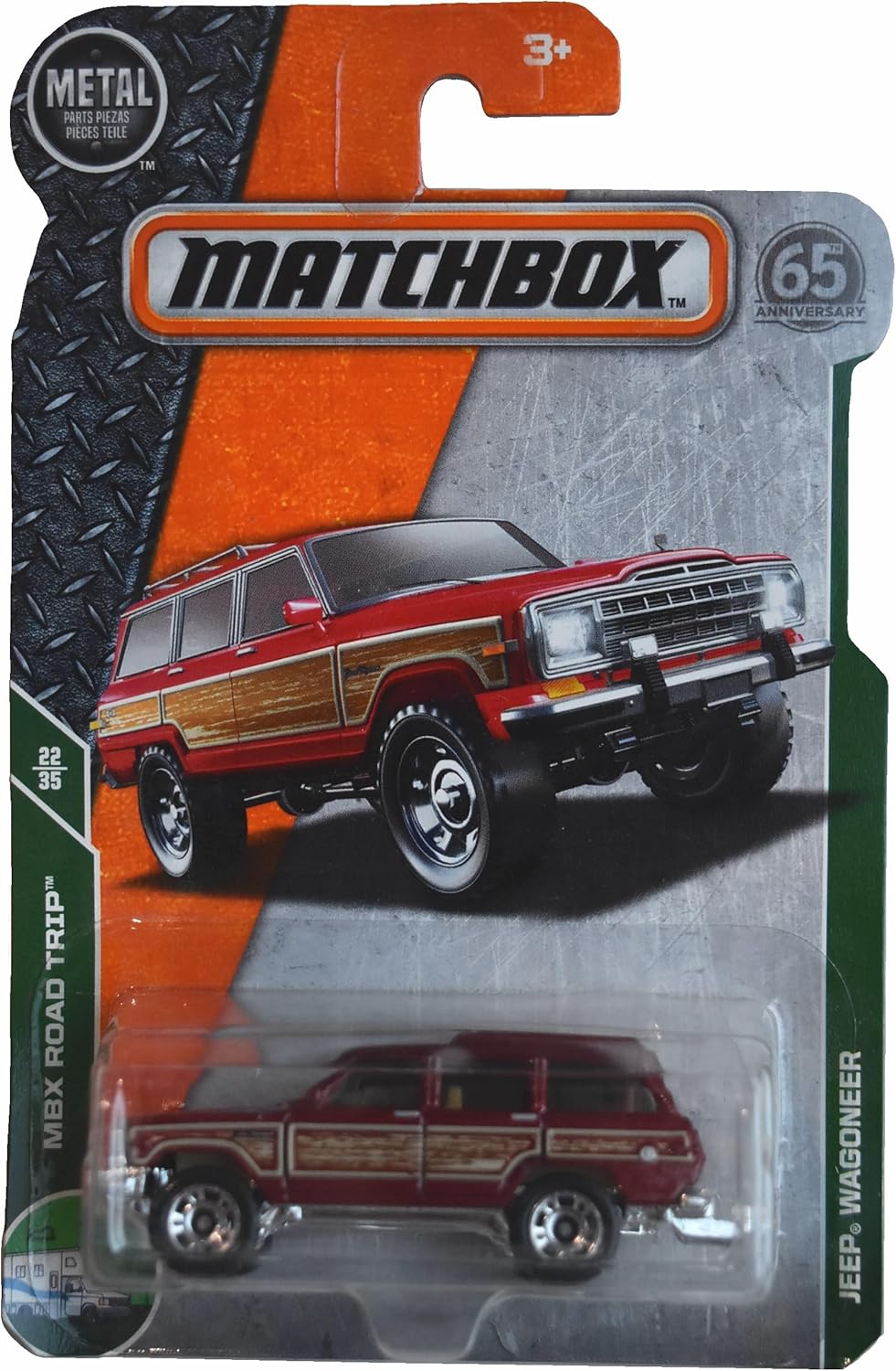 Amazon.com: Matchbox Jeep Wagoneer, MBX Road Trip 22/35 [red] : Toys ...